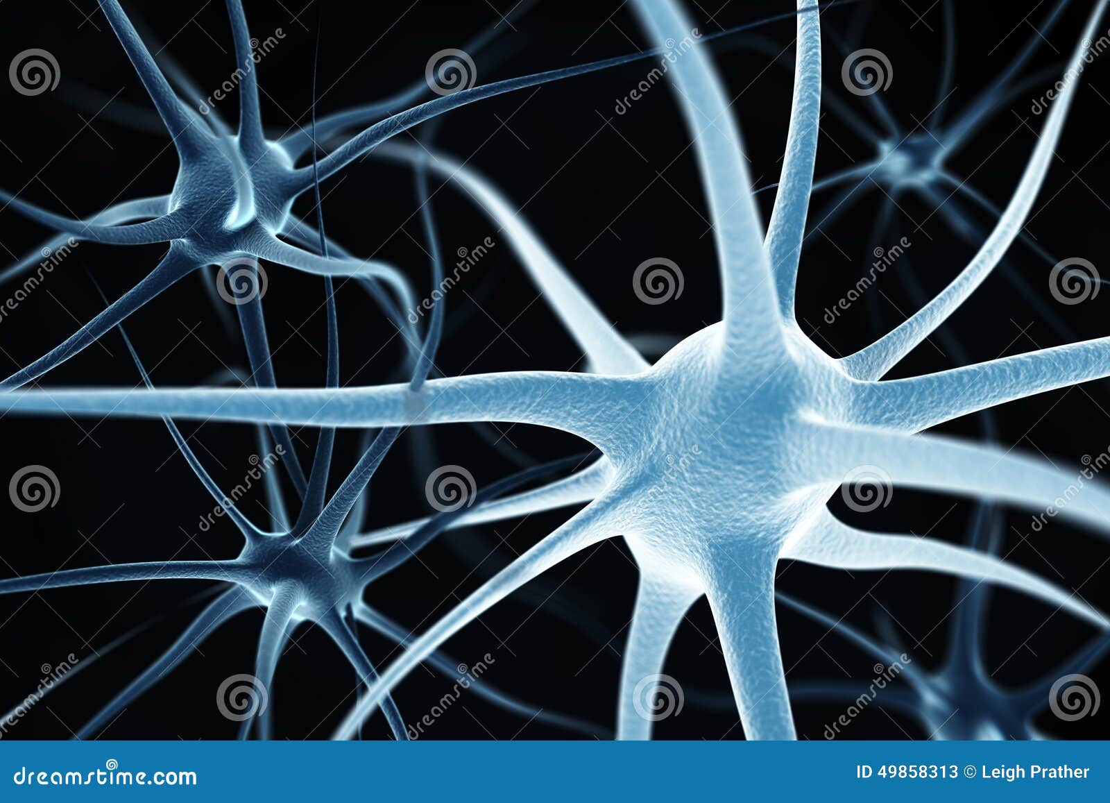 Abstrakter Hintergrund Der Neuronen Stock Abbildung - Illustration von ...