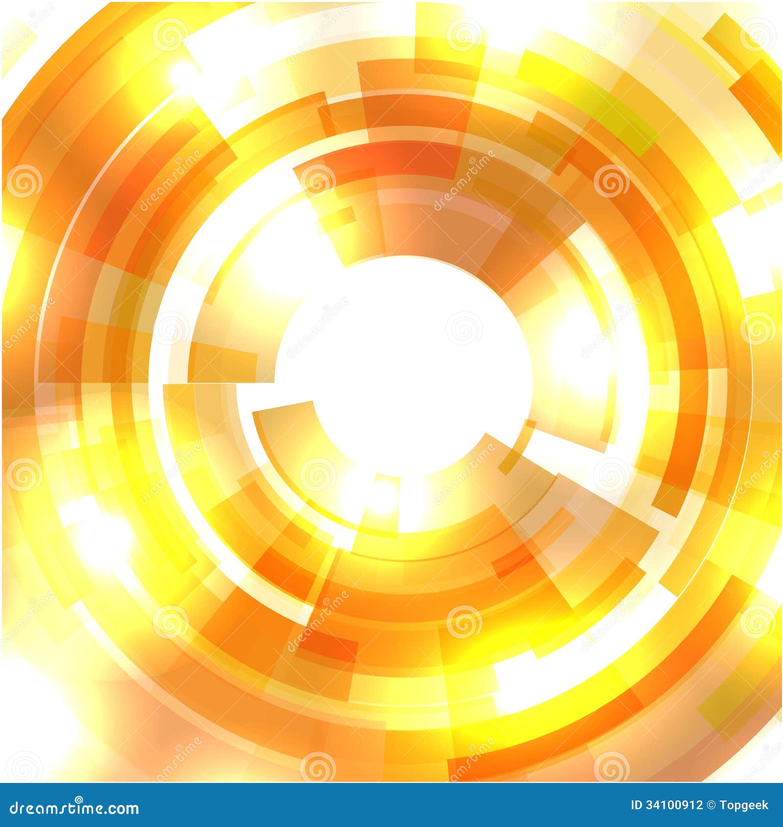 Abstrakter Kreis stock abbildung. Illustration von leuchte - 34100912