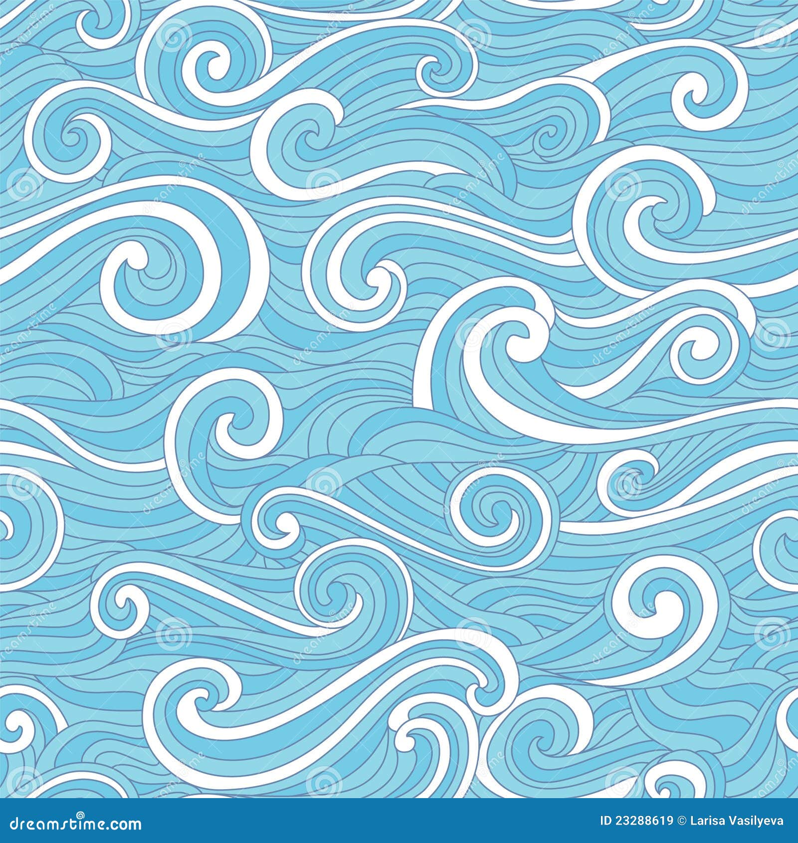 Abstraktes Buntes Wellenmuster Vektor Abbildung - Illustration von ...