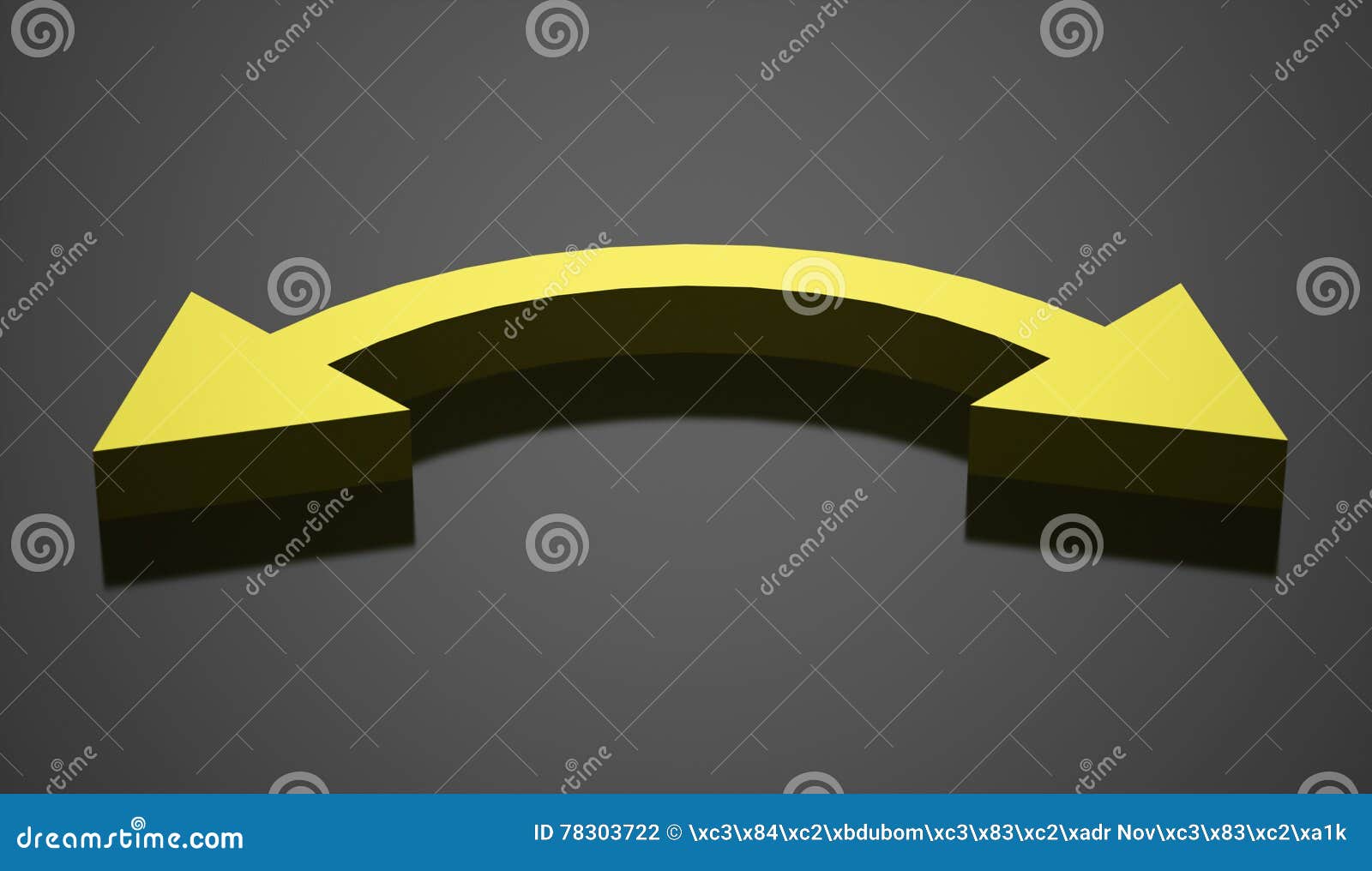 Abstraktes Pfeillogo Oder Zeichen Oder Symbol Stock Abbildung ...