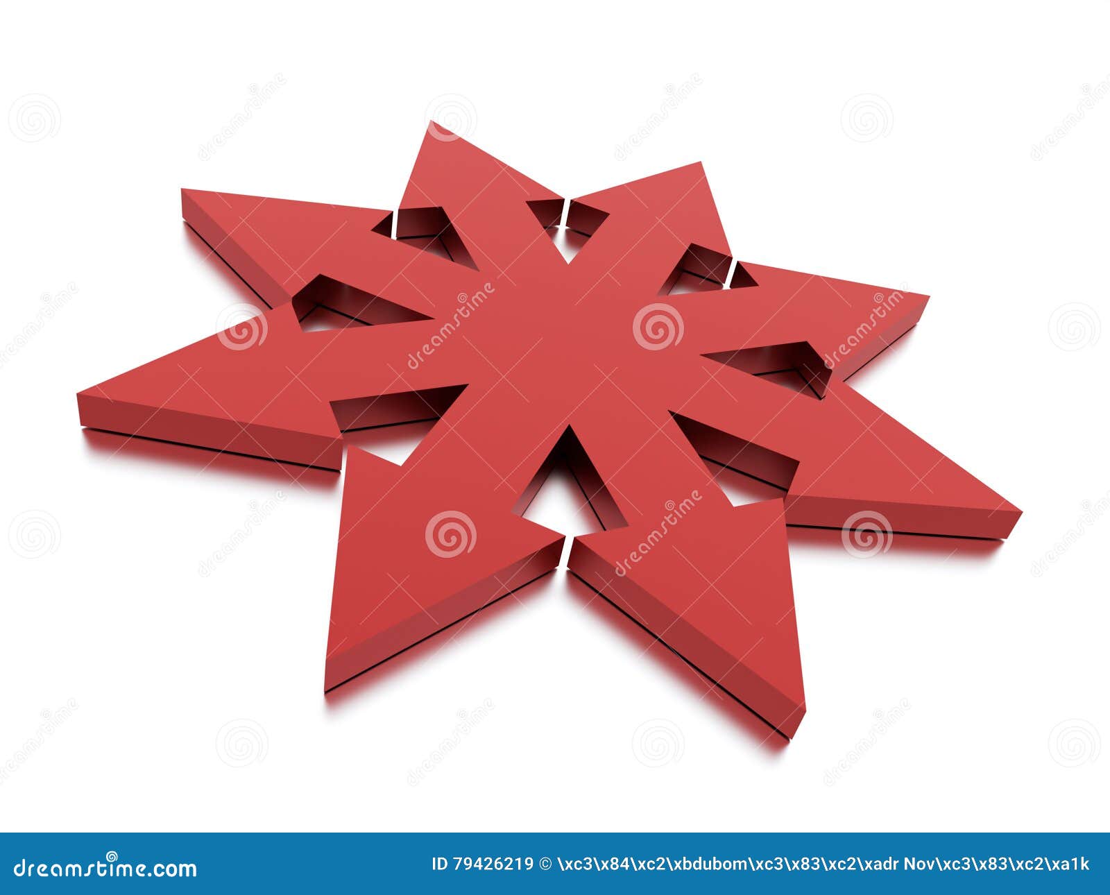 Abstraktes Pfeillogo Oder Zeichen Oder Symbol Stock Abbildung ...