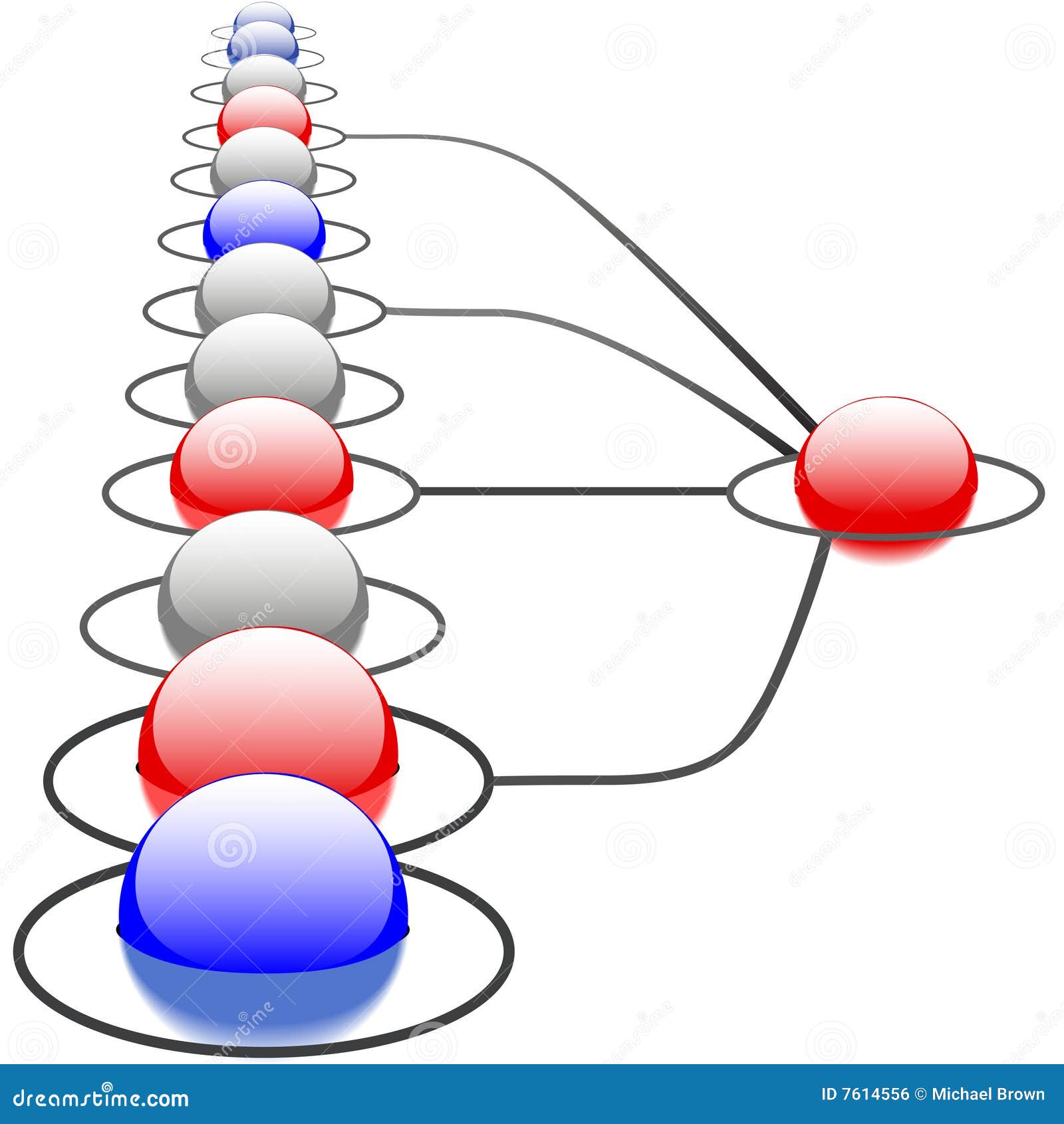 Abstraktes Technologieanschluß-Netzsystem Vektor Abbildung ...