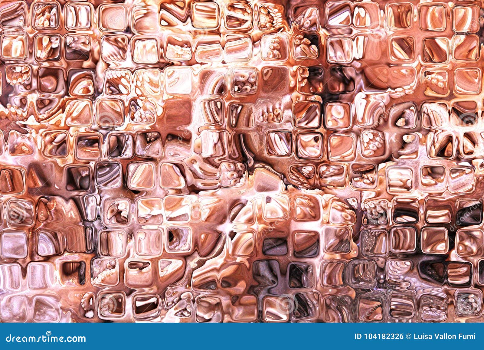 Abstrat Composition with Glass Distortion Stock Illustration ...