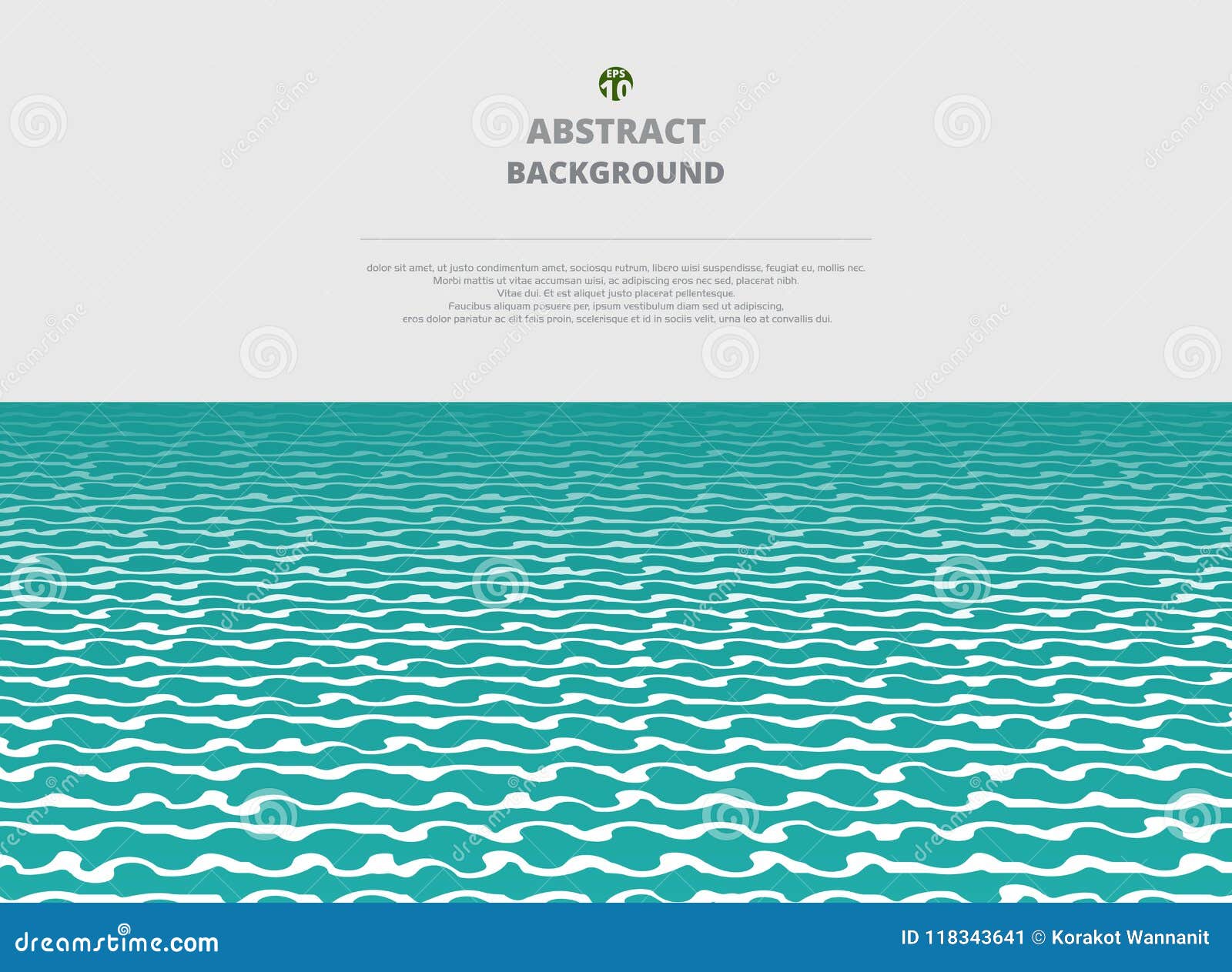 Abstration of Sea Water Layer Background. Stock Vector - Illustration ...