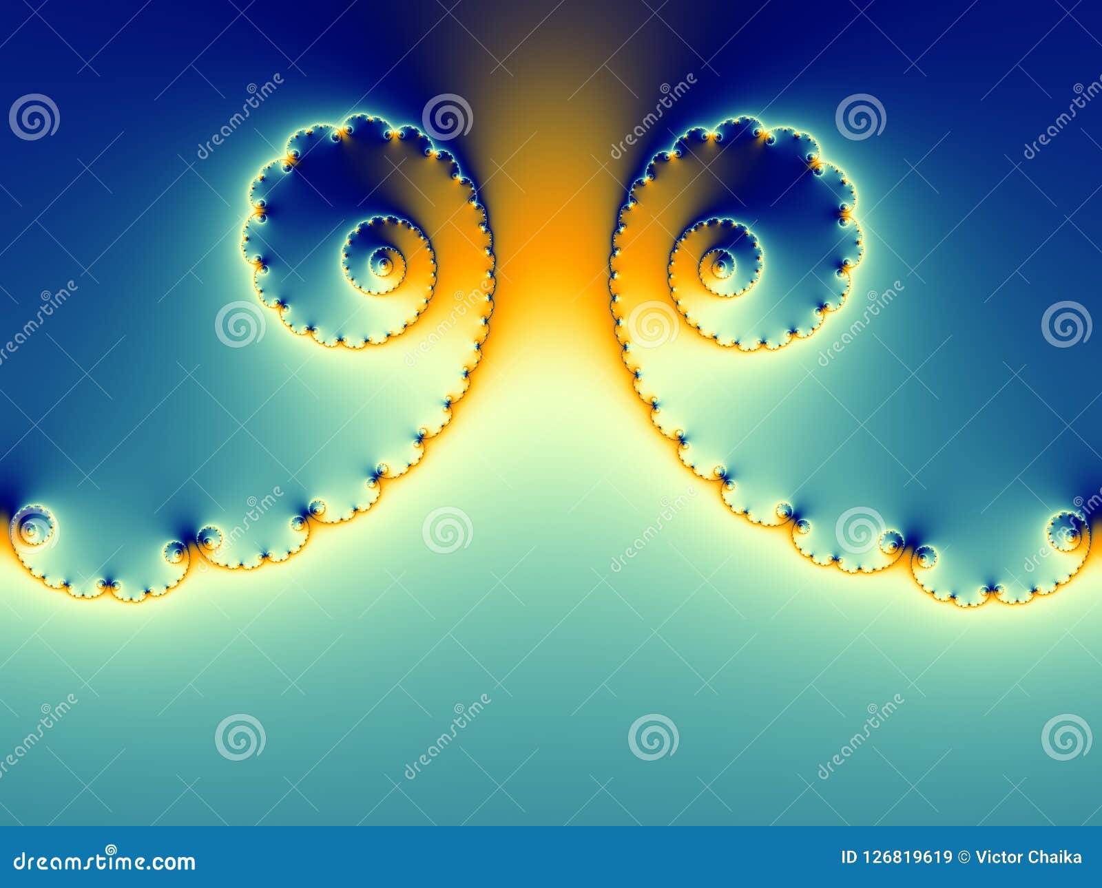 Abstrct Digital Artwork. Patterns of Nature. Shells. Stock Illustration ...