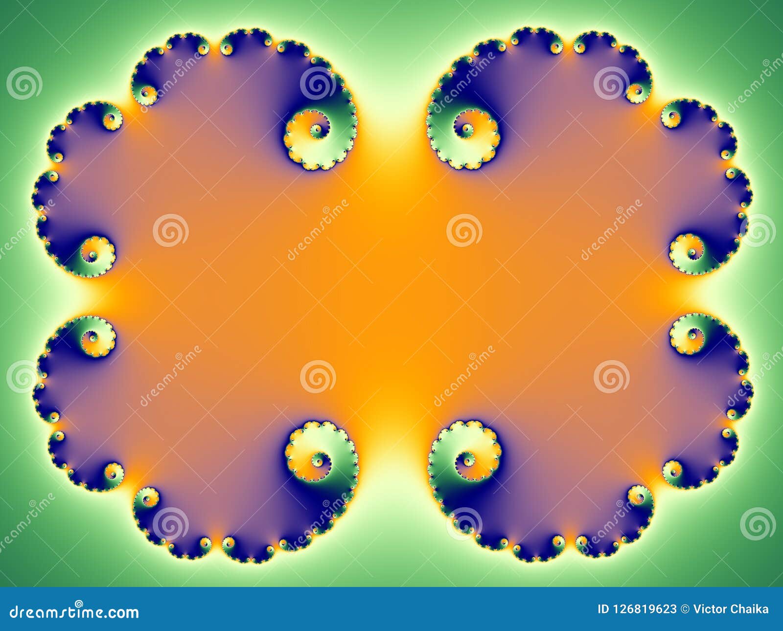 Abstrct Digital Artwork. Patterns of Nature. Shells Stock Illustration ...