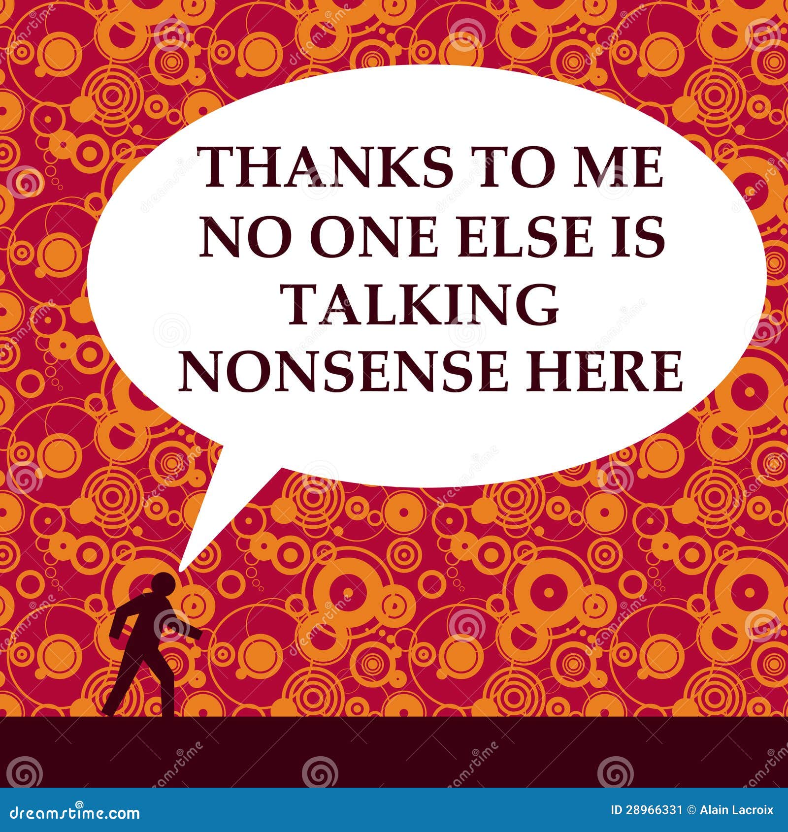 Absurdo ilustração stock. Ilustração de mensagem, humor - 28966331