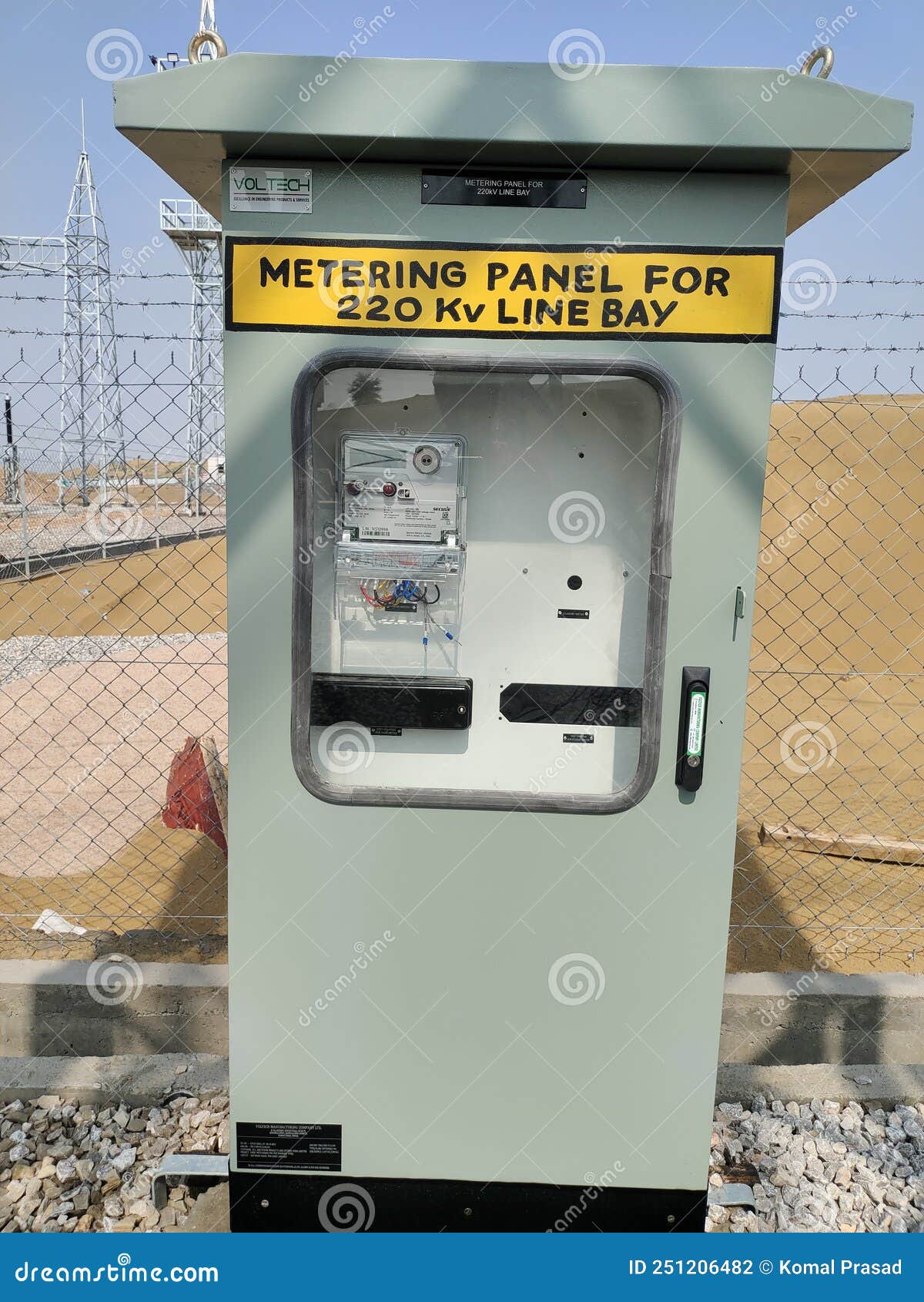 ABT Metering Panel for 220KV Switchyard Stock Photo - Image of 220kv ...