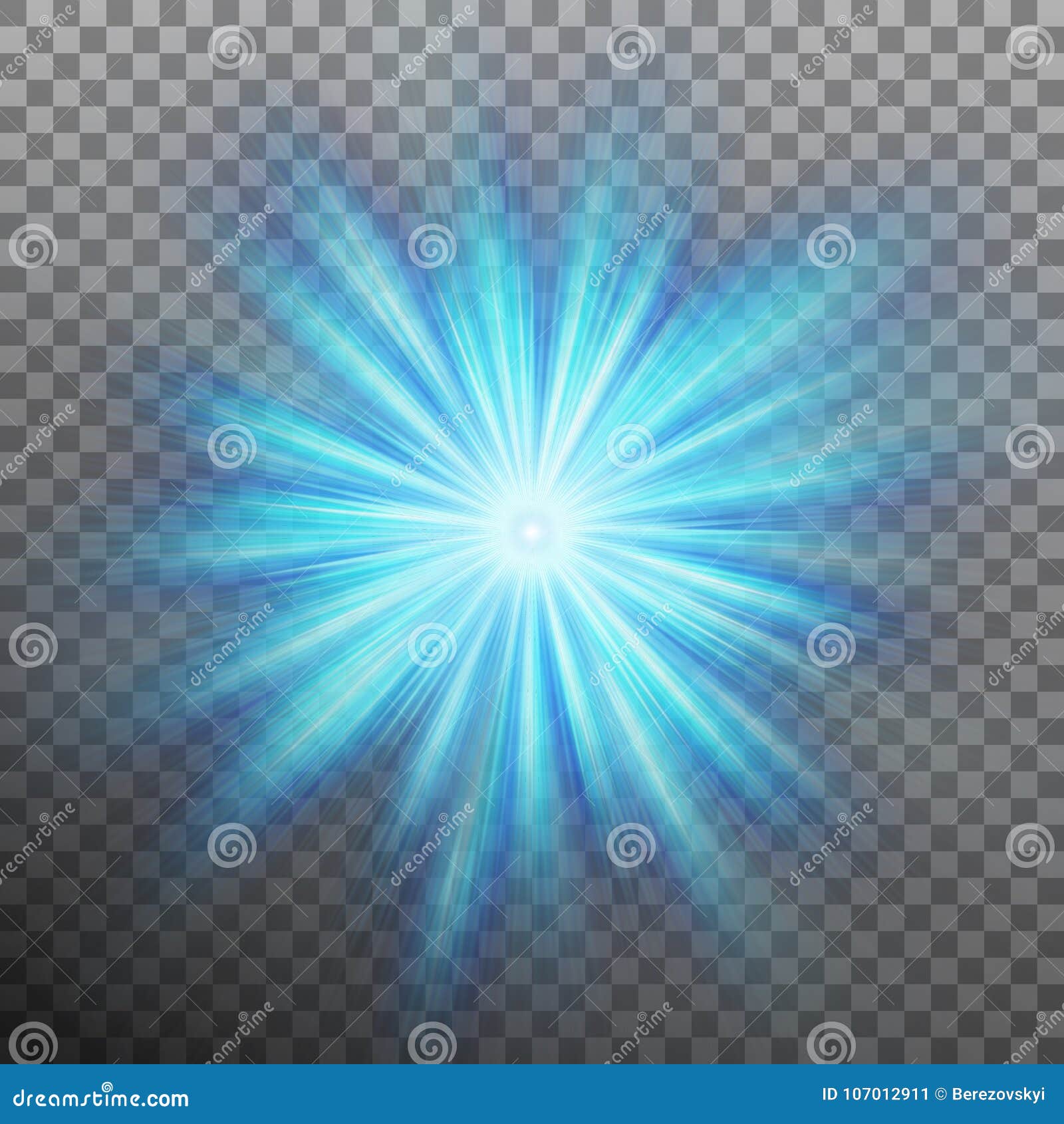 Abtract Blue Energy with a Burst Background. EPS 10 Vector Stock Vector ...