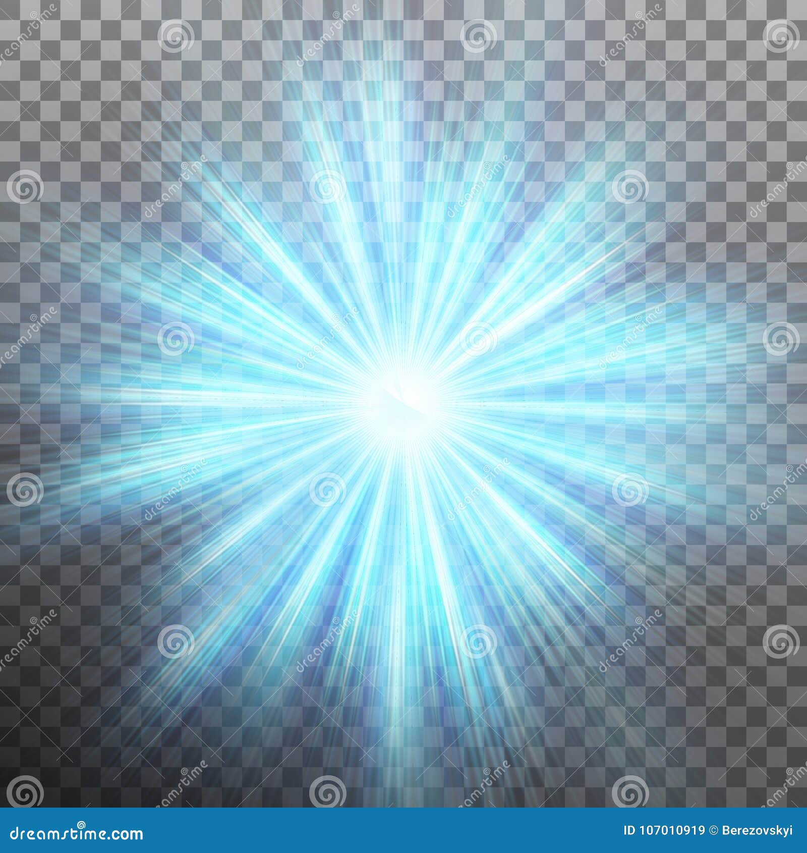 Abtract Blue Energy with a Burst Background. EPS 10 Vector Stock Vector ...