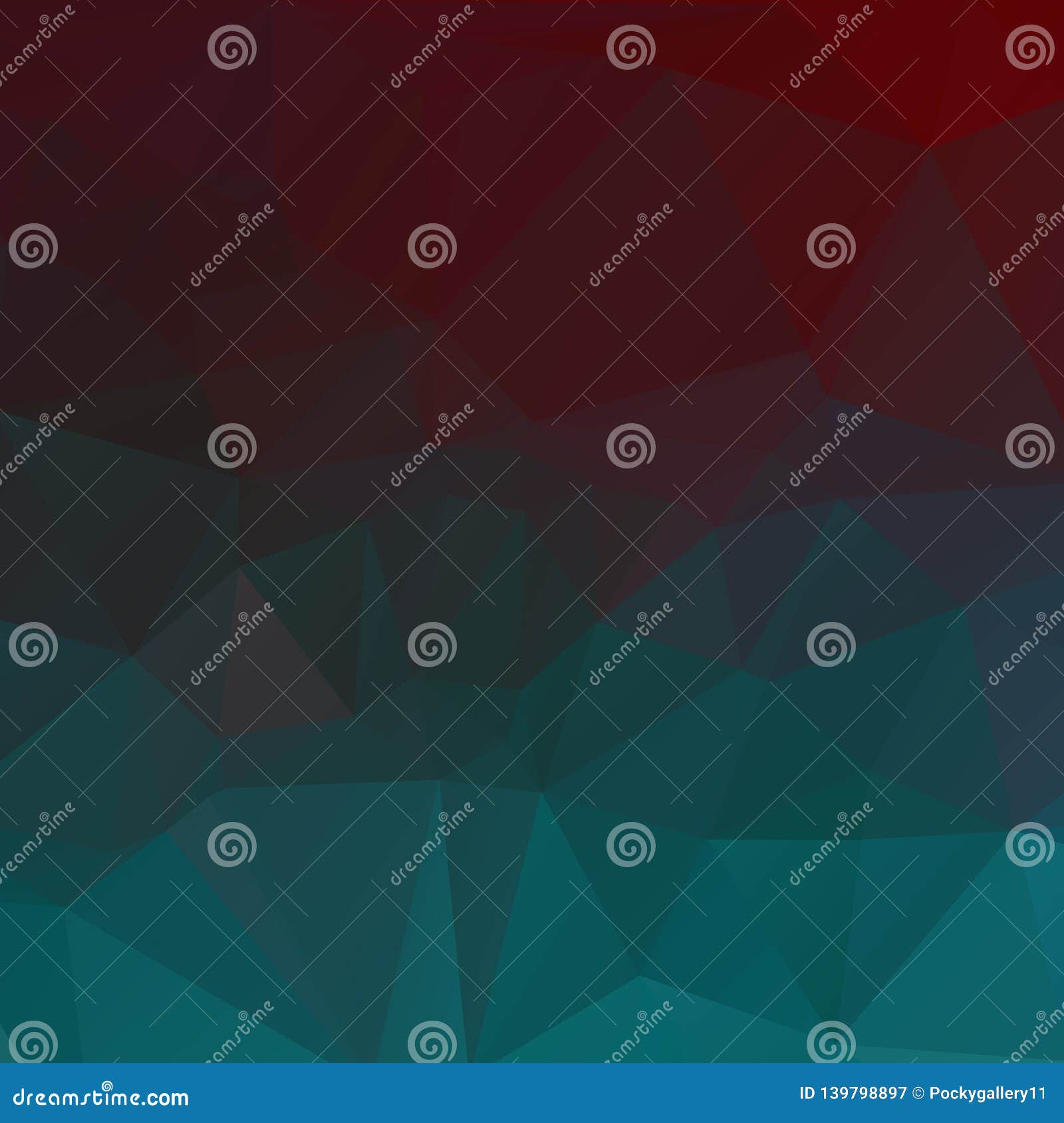 Abtract Red and Green Polygon Texture Stock Illustration - Illustration ...