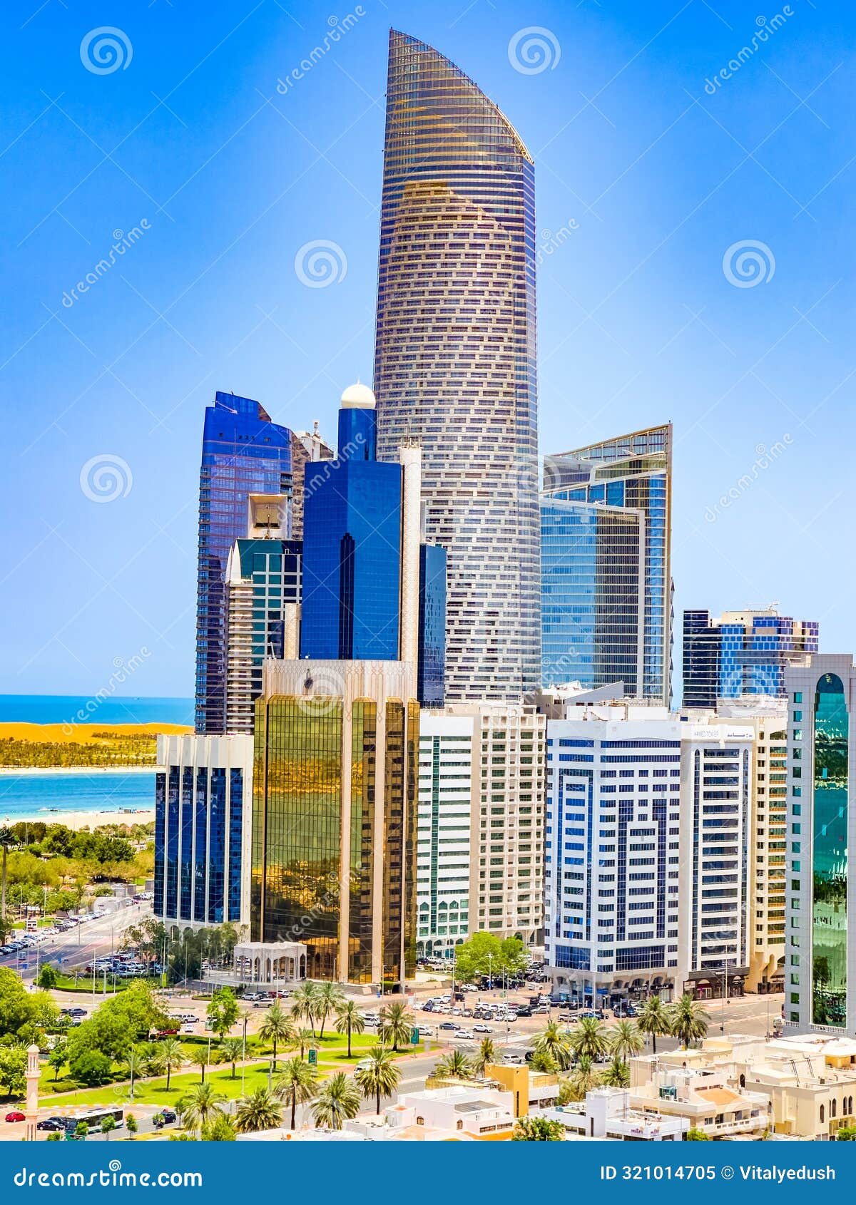 Abu Dhabi, Capital of the UAE Stock Image - Image of building, patio ...