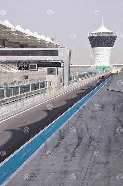 Abu Dhabi. the Formula 1 Racetrack Editorial Stock Photo - Image of ...