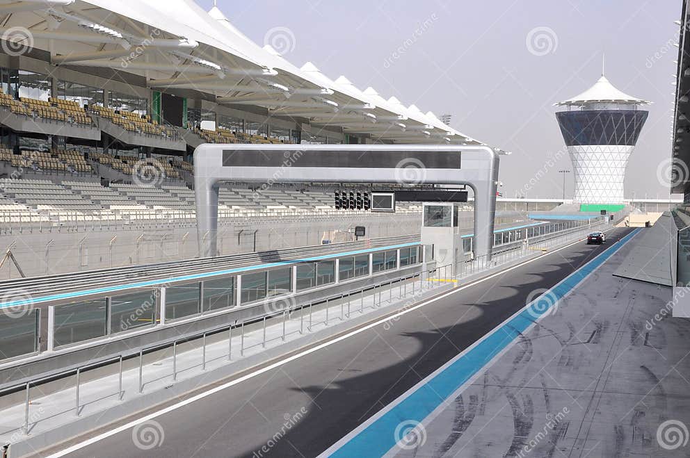 Abu Dhabi. the Formula 1 Racetrack Editorial Image - Image of circuit ...