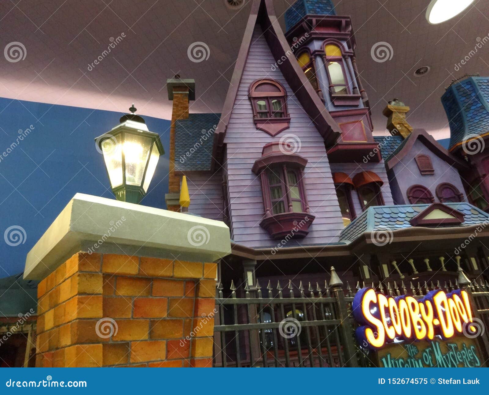 Abu Dhabi - May 2019: Scooby Doo Ride at Warner Bros World Editorial ...