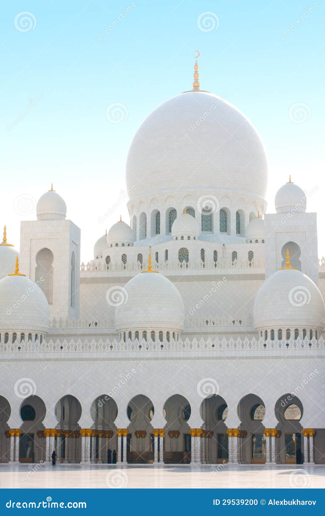 Abu Dhabi Sheikh Zayed, UAE Stock Photo - Image of arabian, bright ...