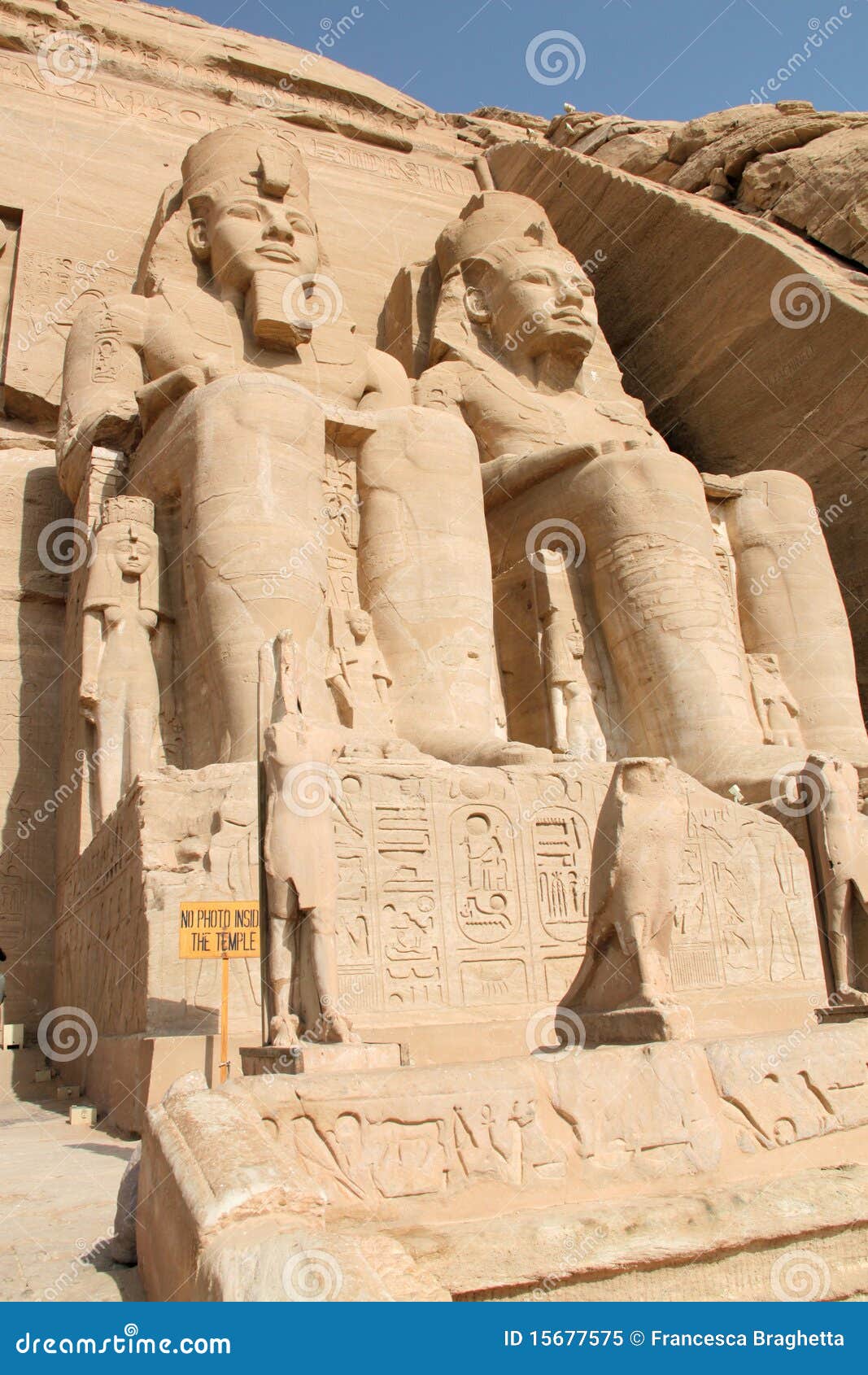 Abu Simbel stock image. Image of ramaes, temple, tourism - 15677575