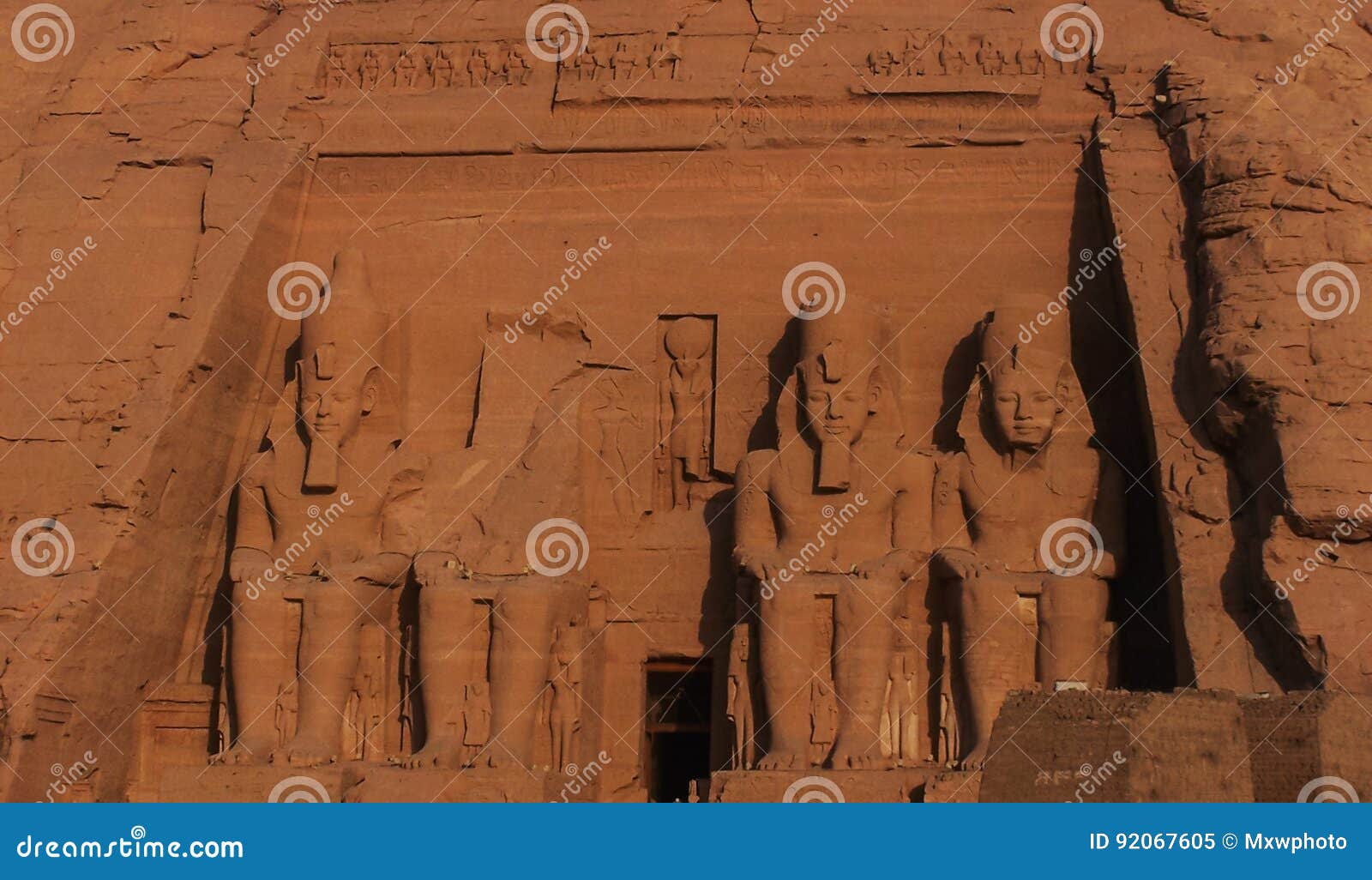Abu SImbel Ancient Temple Egypt Sand Stone Stock Image - Image of ...