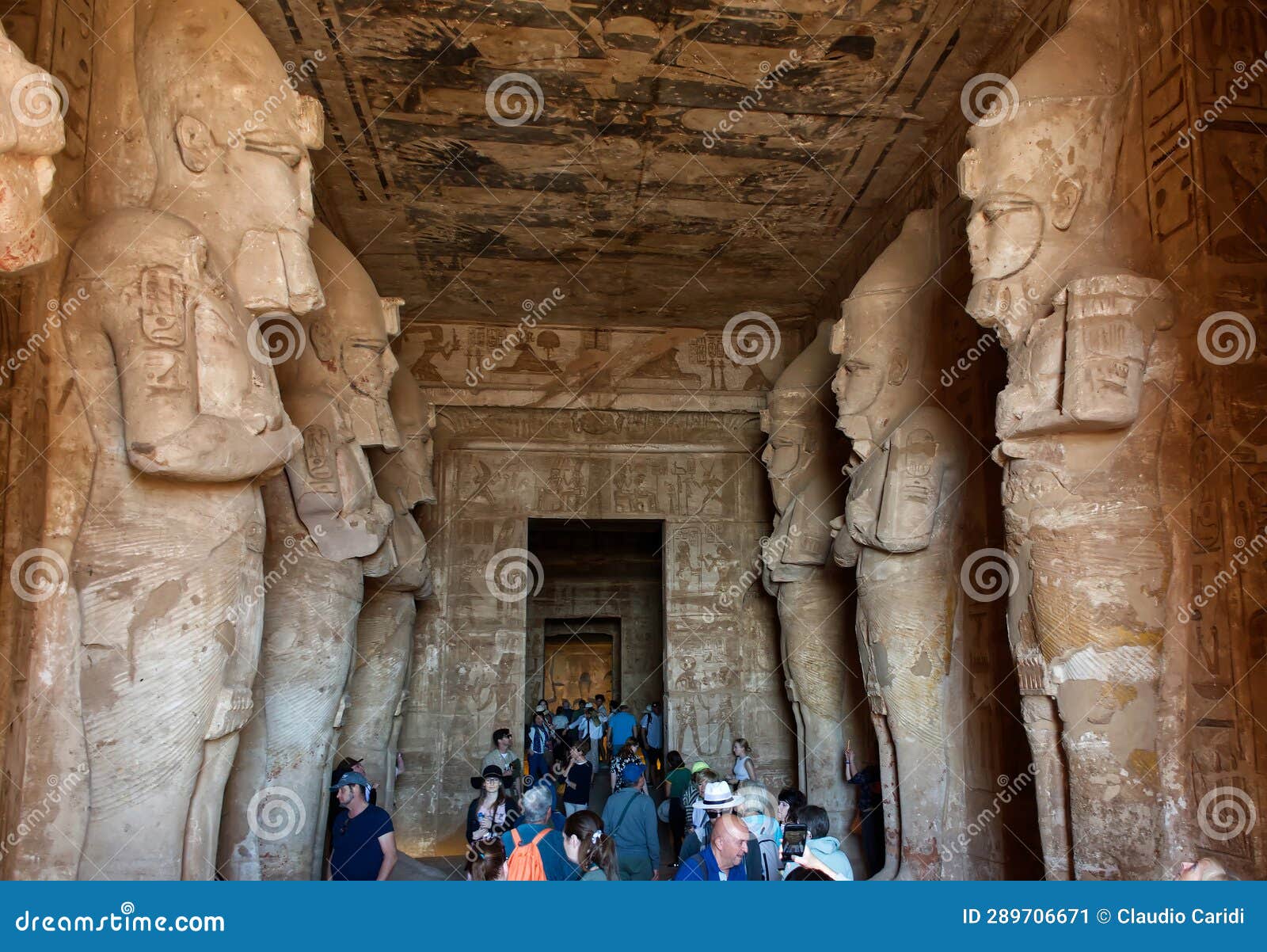 Inside Abu Simbel Temple. Egypt Editorial Photo - Image of culture ...