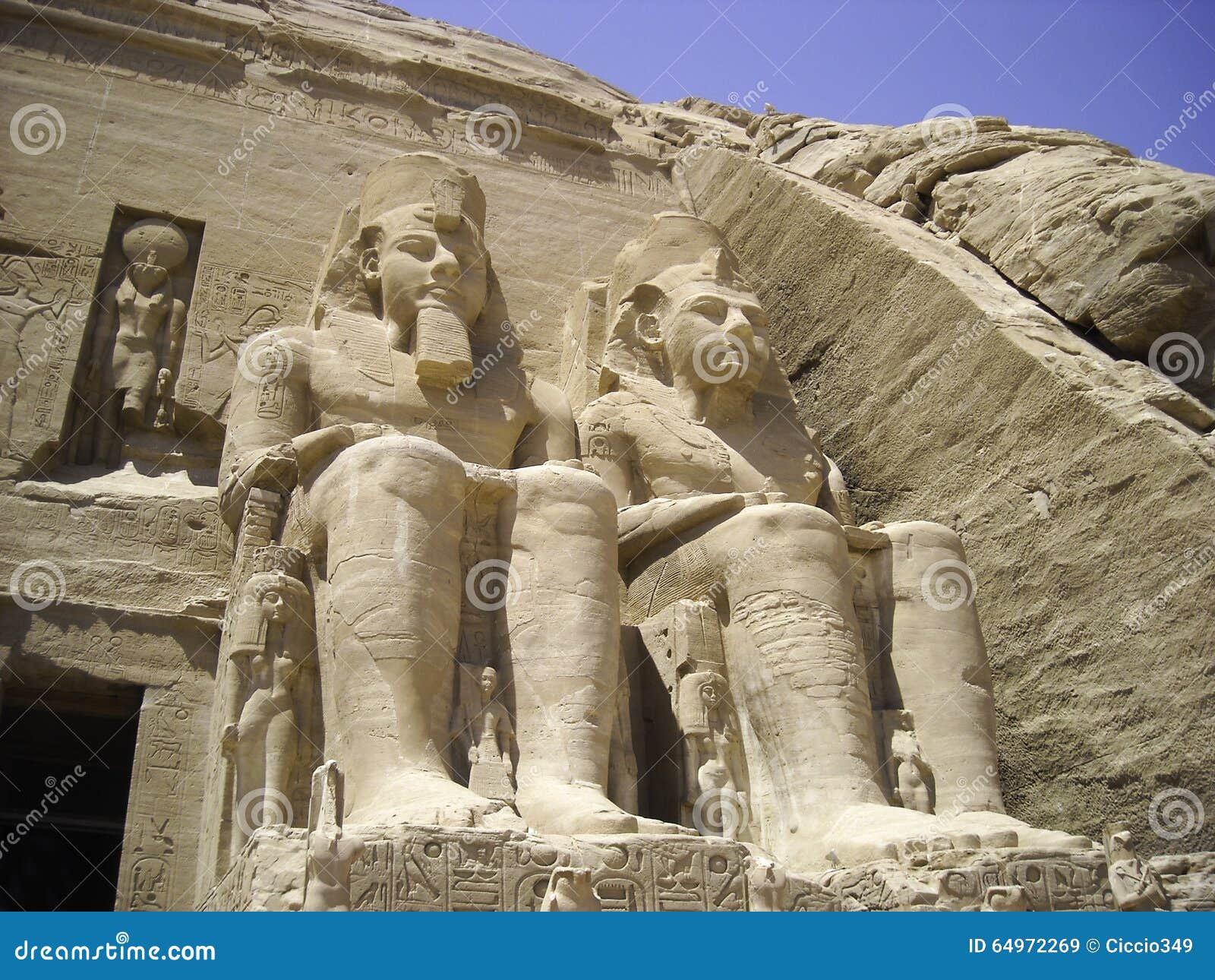 Abu simbel 2 stock image. Image of simbel, north, hieroglyphs - 64972269
