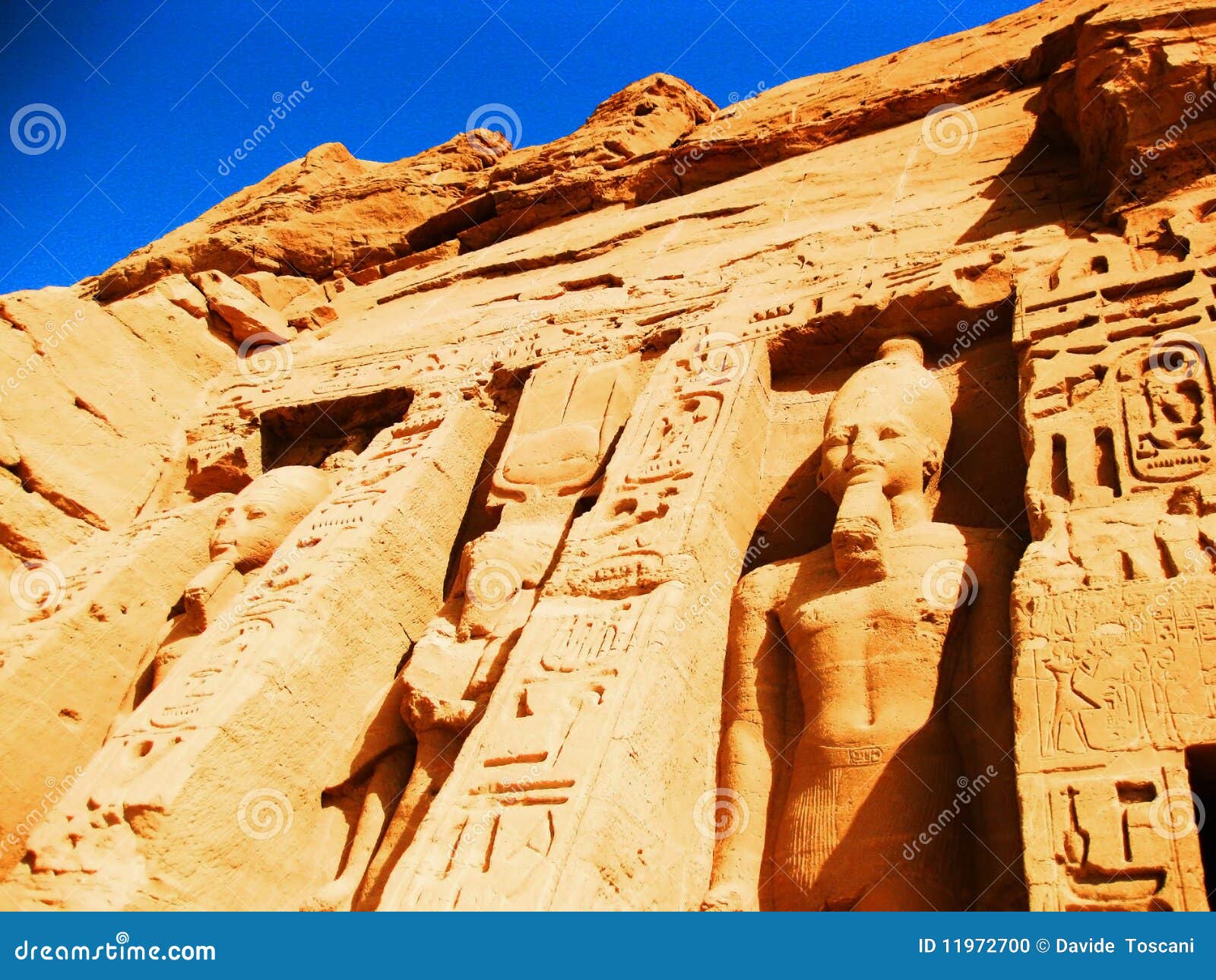 Abu Simbel - Nefertari Temple Stock Photo - Image of kadesh, colossus ...