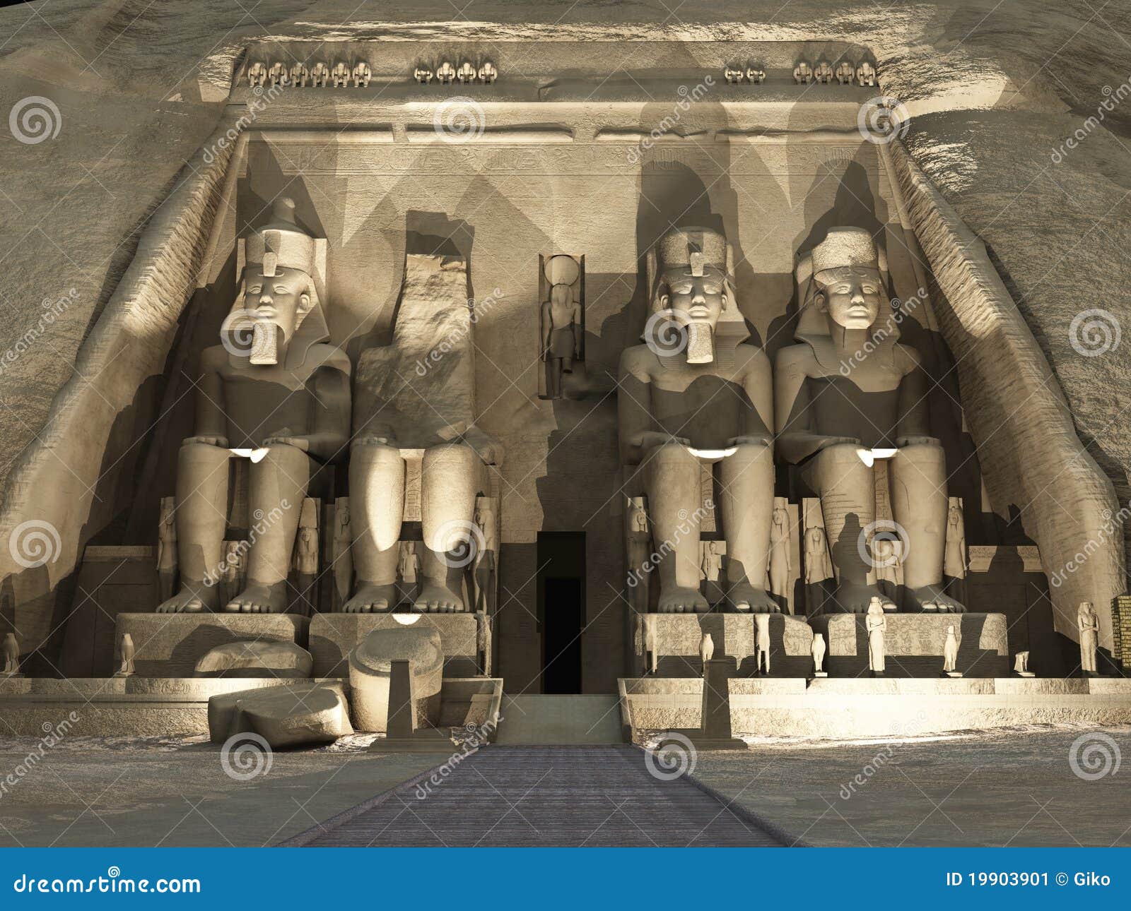 Abu Simbel Royalty-Free Illustration | CartoonDealer.com #72540150