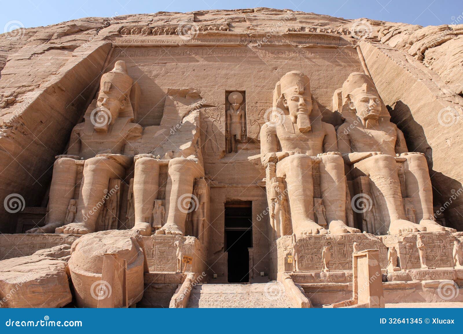 Abu Simbel stock image. Image of famous, africa, blue - 32641345