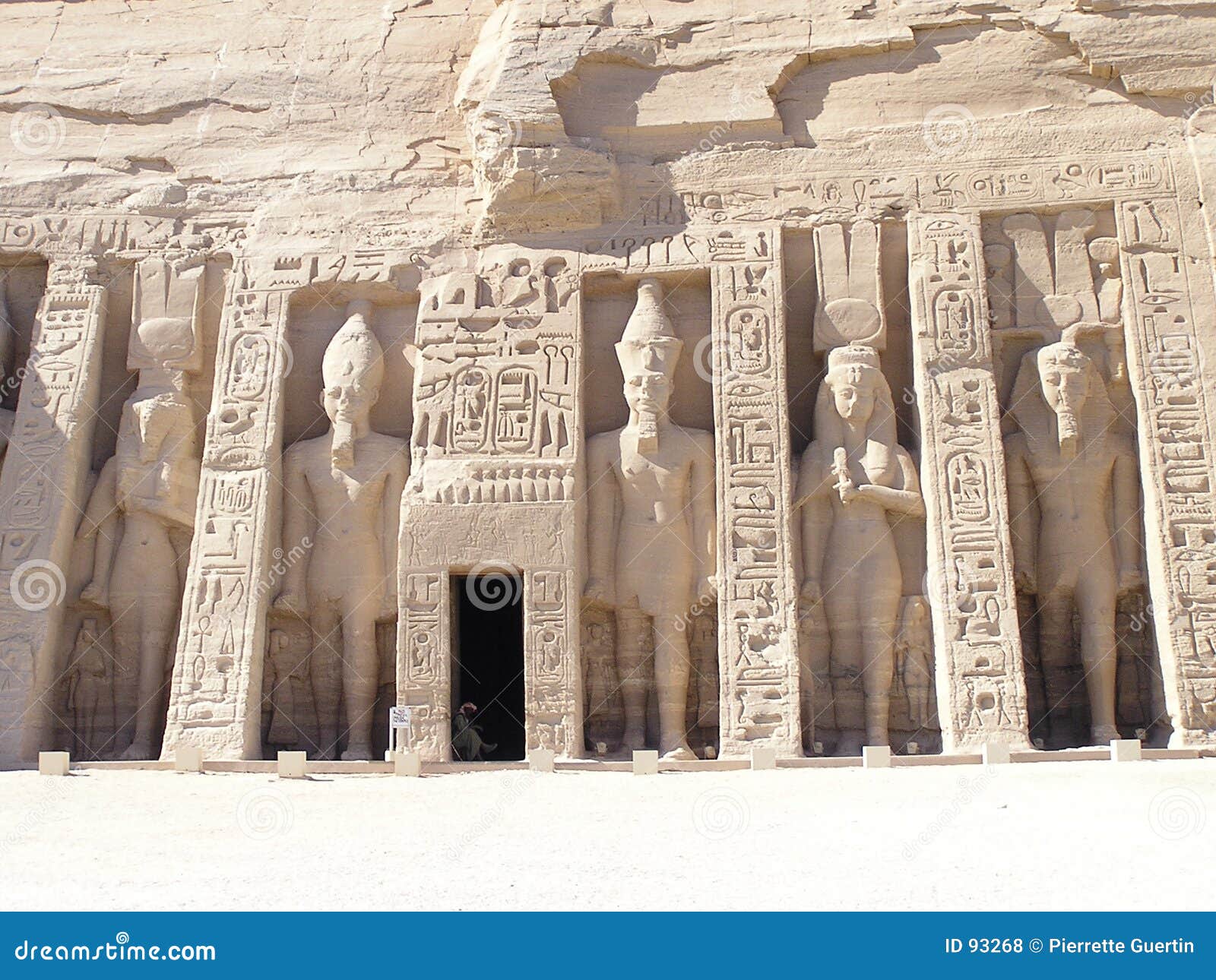 Abu Simbel Temple - Nefertari Stock Photo - Image of simbel, historical ...