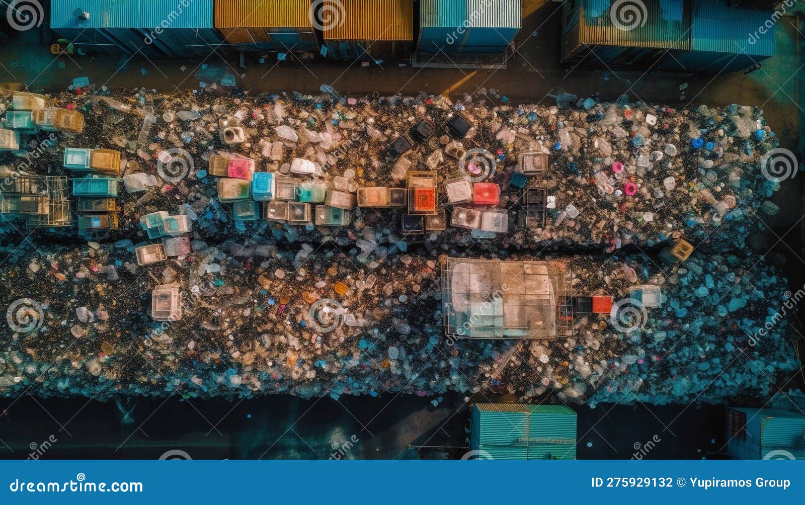 Abundance of Garbage Pollutes Nature, Damaging Environment Generated by ...