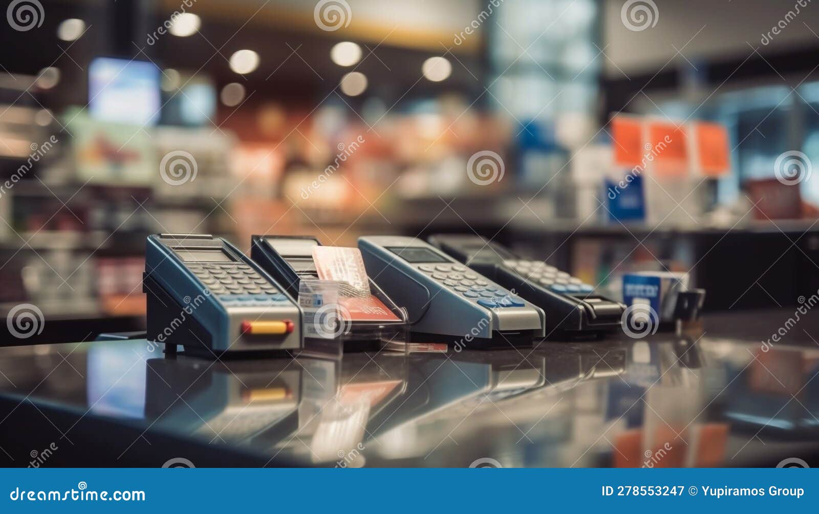 Abundance of Merchandise on Shelves in Modern Convenience Store ...