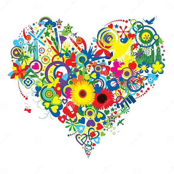 Abundant Joy and Love stock illustration. Illustration of butterfly ...