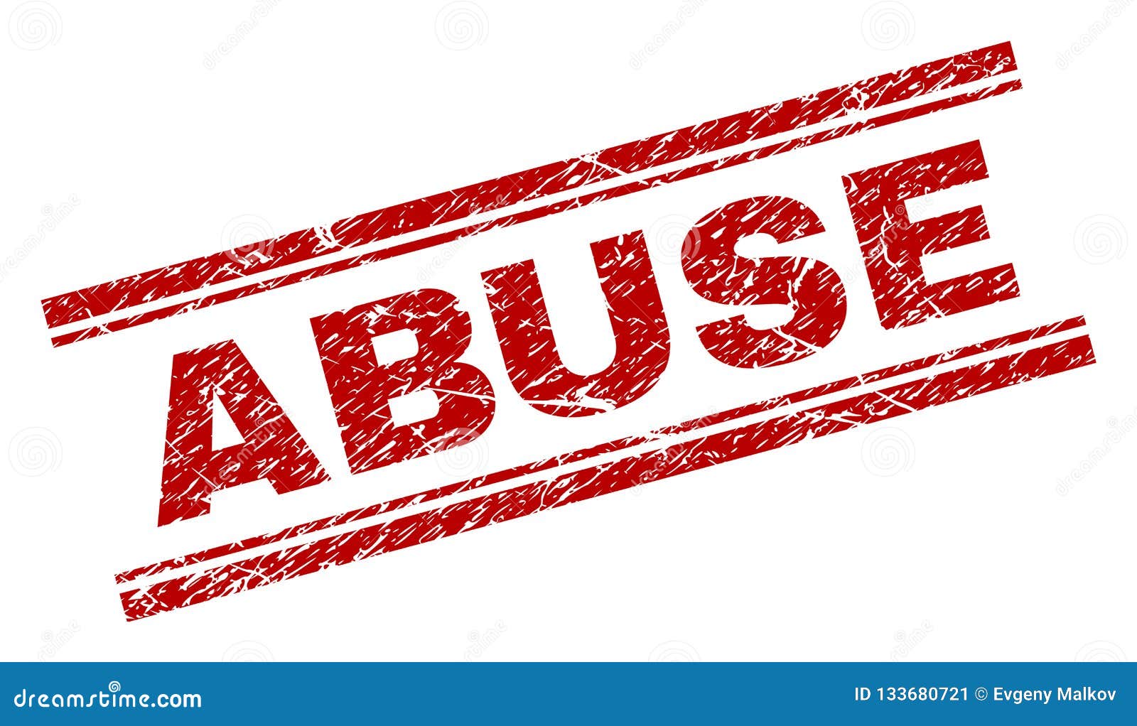 Grunge Textured ABUSE Stamp Seal Stock Vector - Illustration of ...