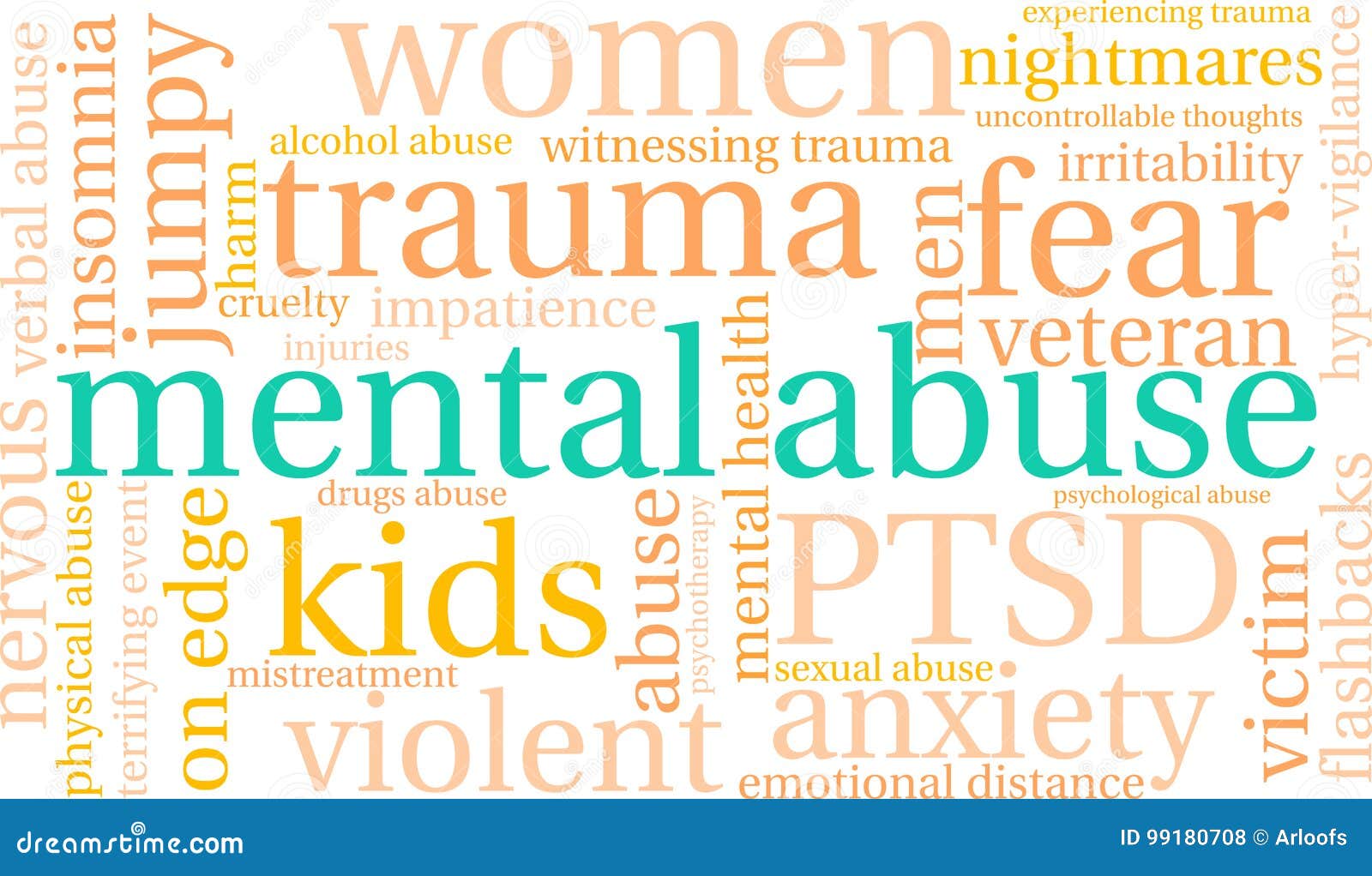 Abuse Word Cloud stock vector. Illustration of harm, cruelty - 99180708