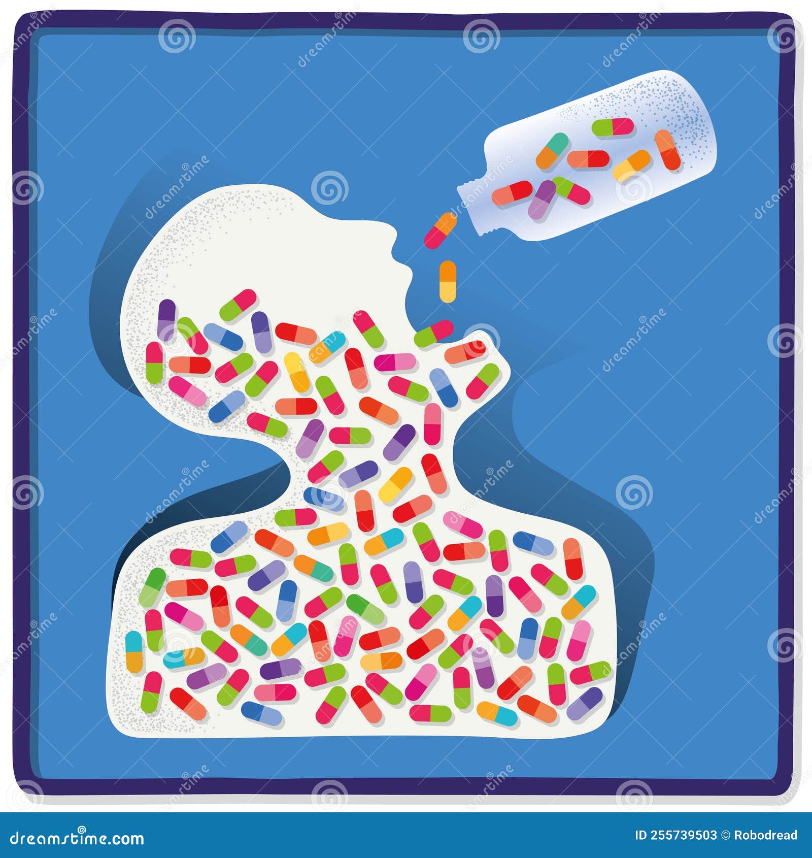 Schematic Illustration Of Human Intestines Royalty-Free Cartoon ... Schematic Illustration Of Human Intestines Royalty-Free Cartoon ...
