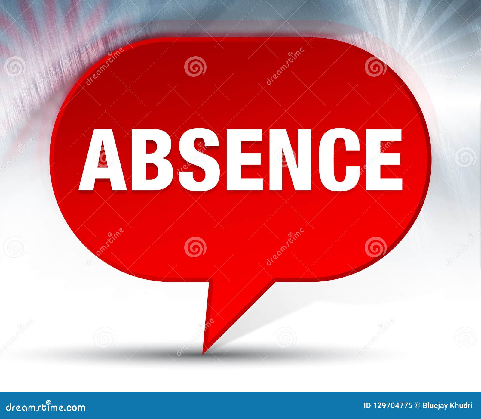 Abwesenheits-roter Blasen-Hintergrund Stock Abbildung - Illustration ...