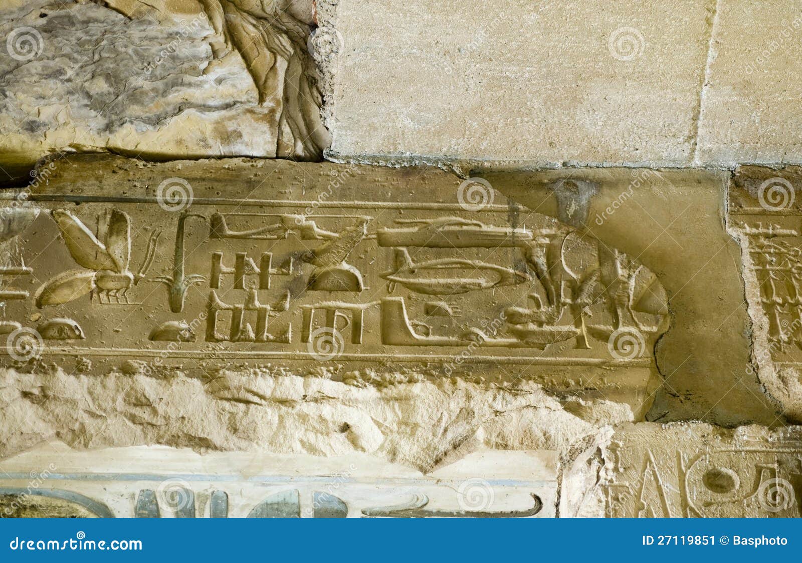 Abydos Hubschrauber-Hieroglyphe Stockbild - Bild von moskito ...