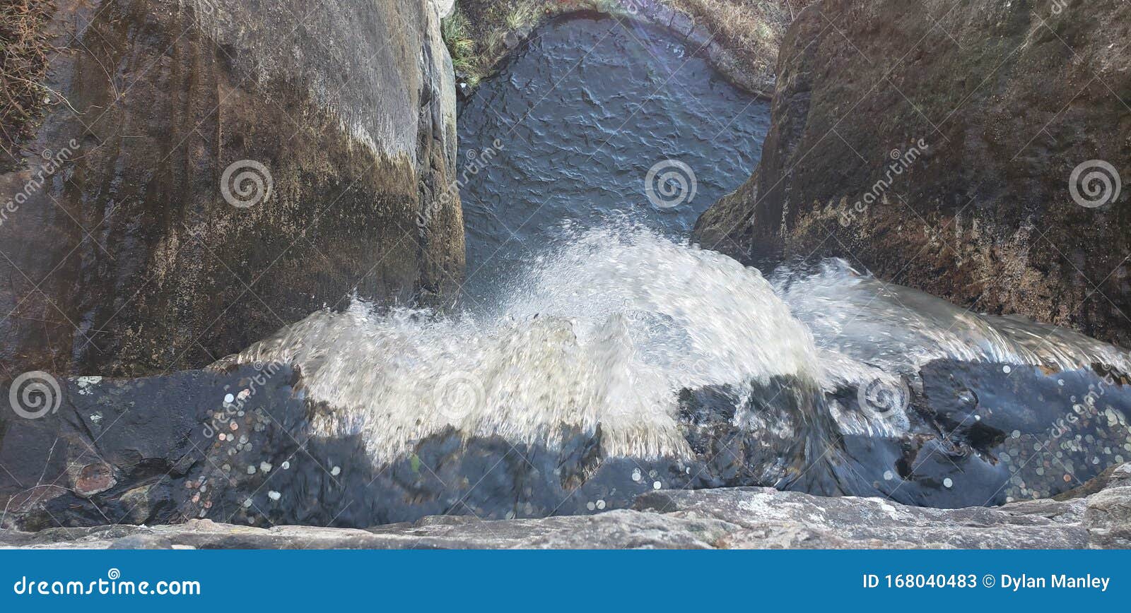 The abyss of water stock image. Image of natural, waterfall - 168040483