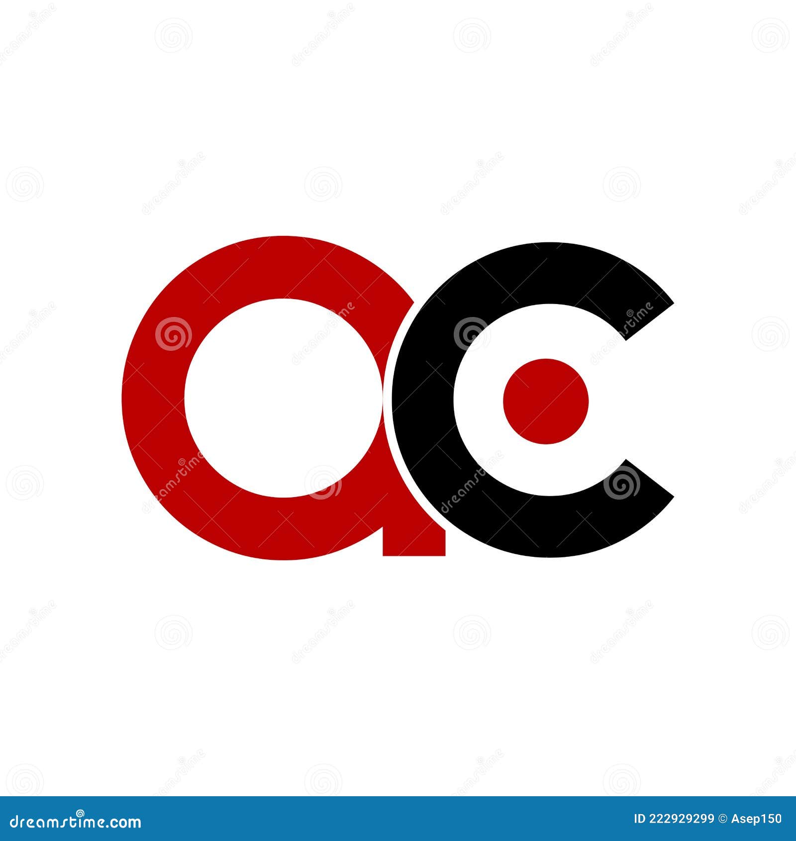 Ac, Aco Initials Geometric Logo and Vector Icon Stock Vector ...