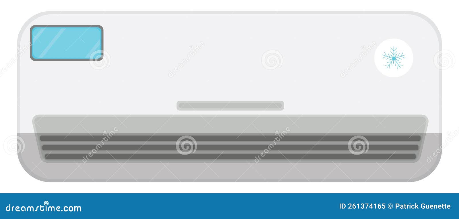 AC condition, icon stock vector. Illustration of ventilator - 261374165