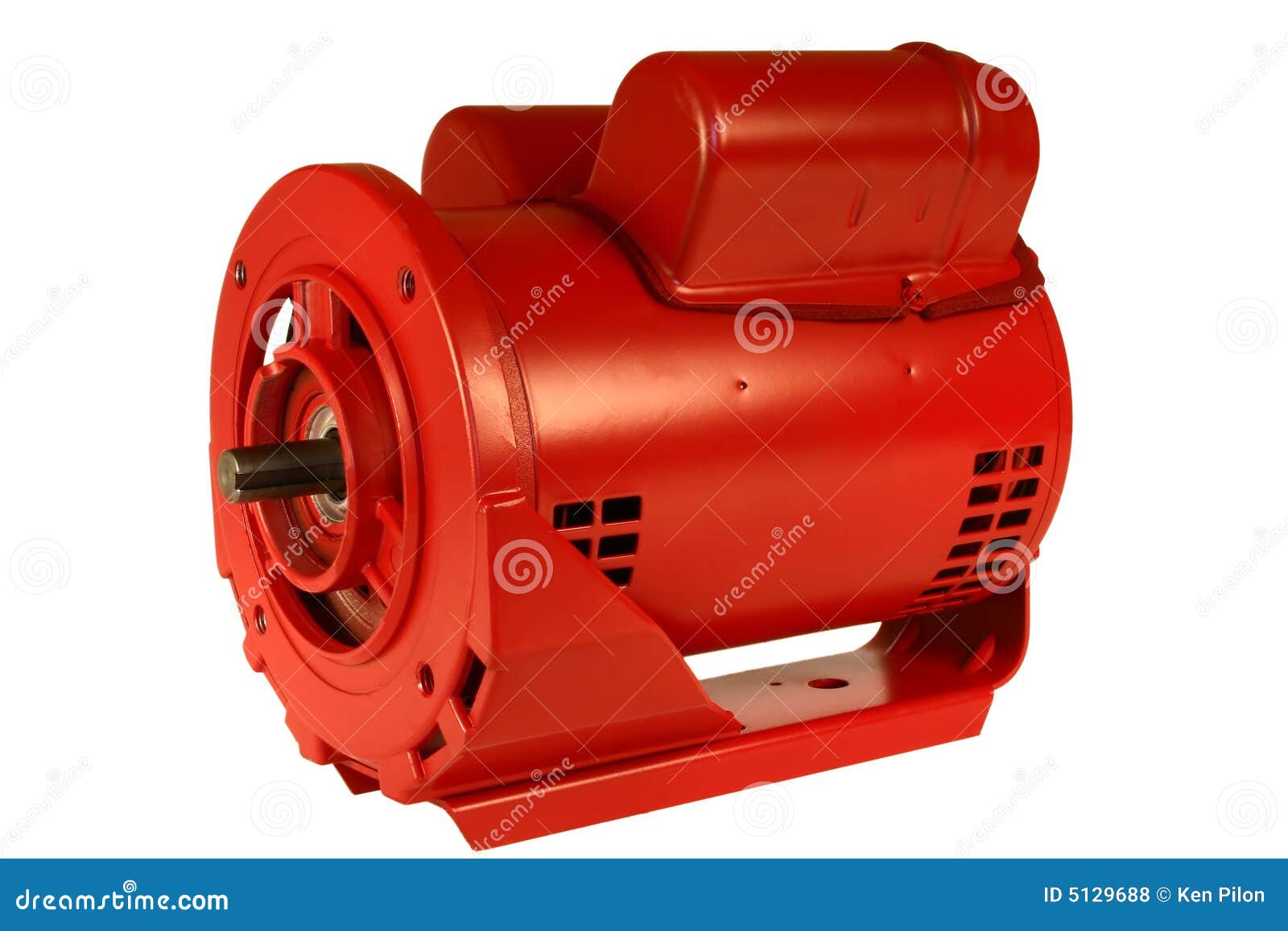 AC Electric Motor stock photo. Image of horsepower, dual - 5129688