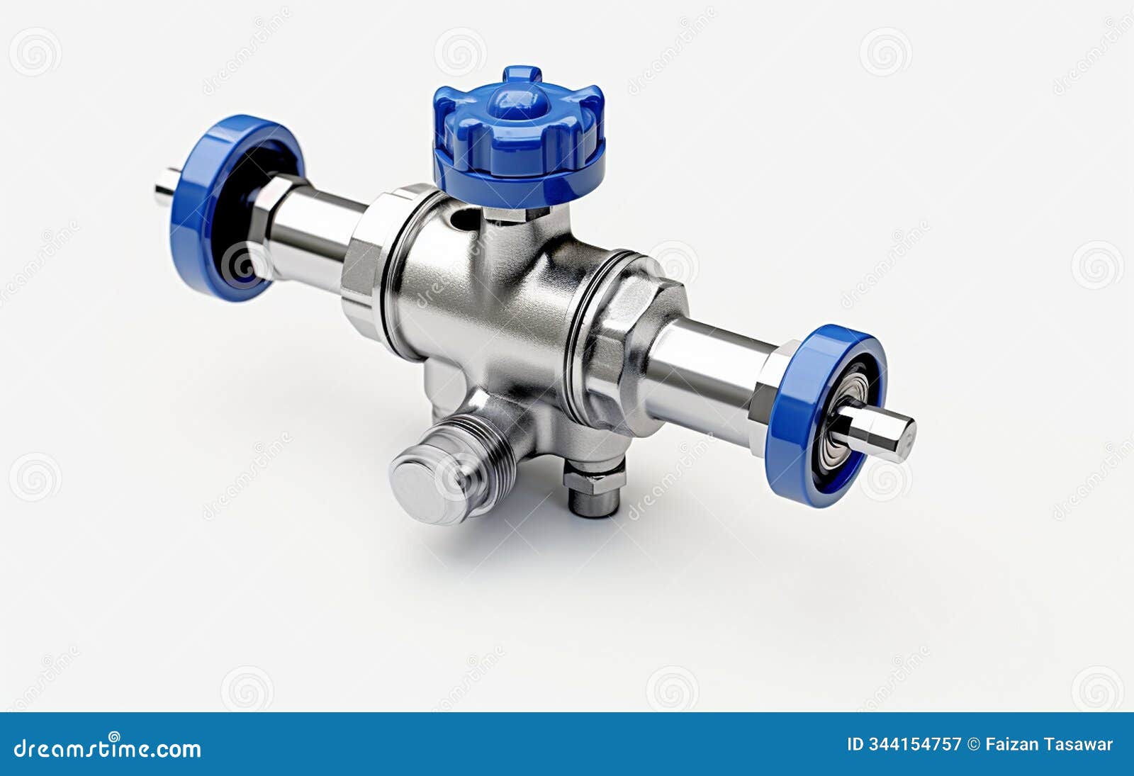 AC Expansion Valve on White Background Stock Illustration ...