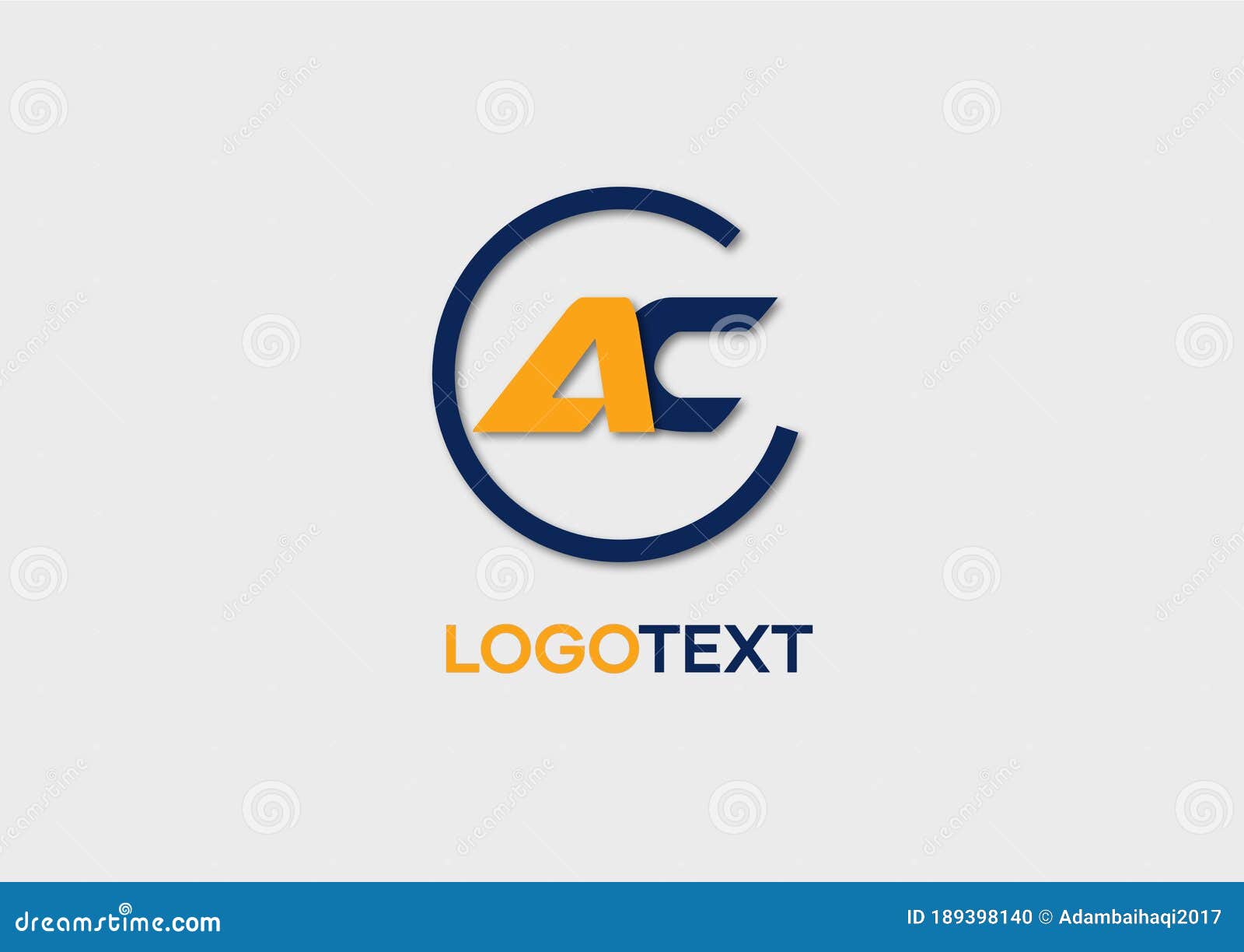 AC Letter Logo Design Vector Stock Vector - Illustration of connect ...
