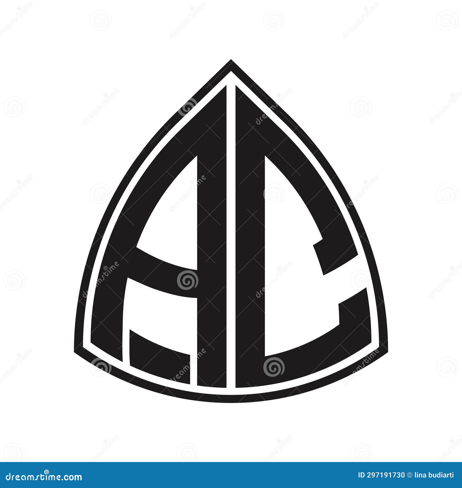 AC letter logo stock vector. Illustration of vintage - 297191730