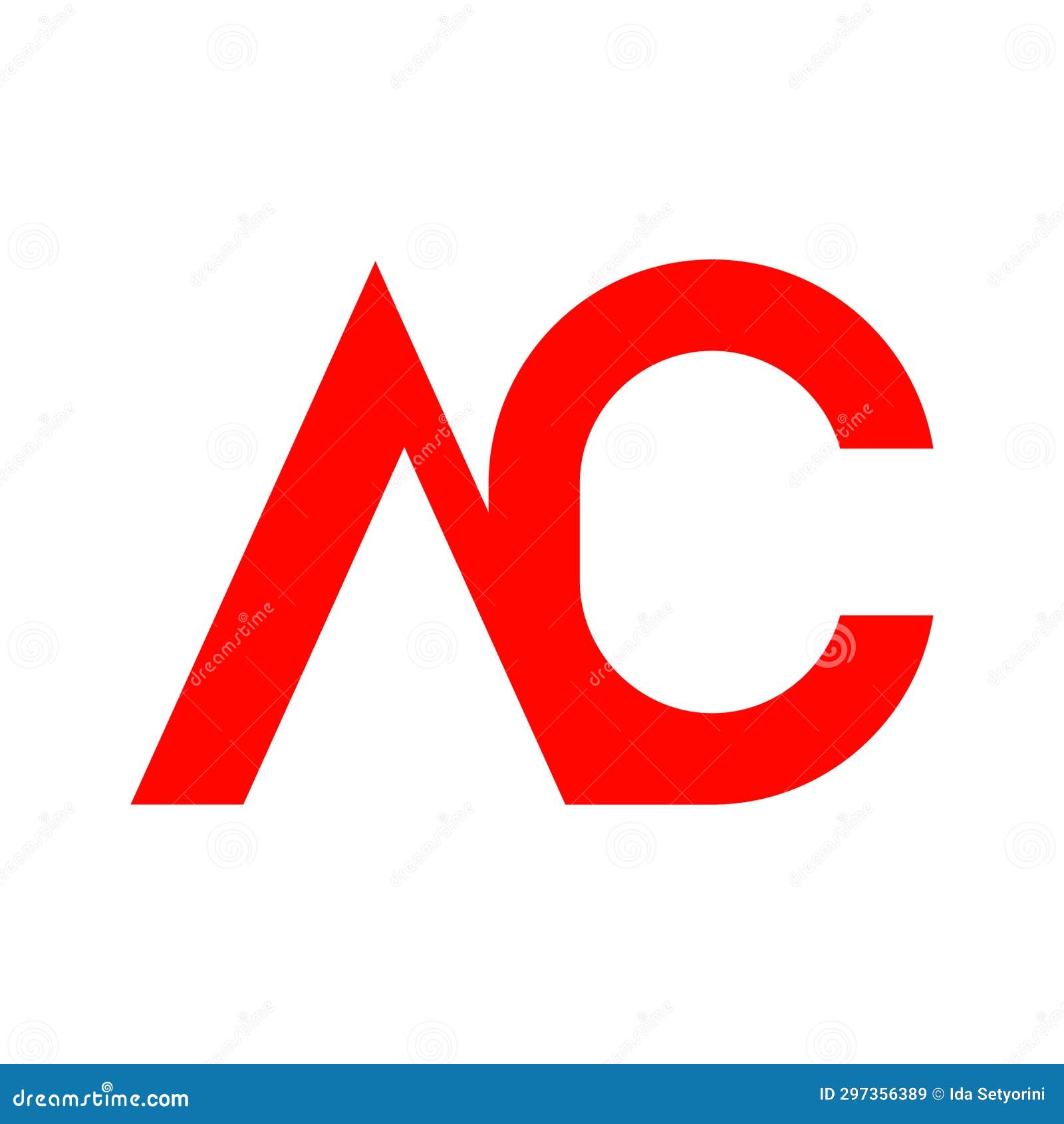 Ac letter logo stock illustration. Illustration of abstract - 297356389