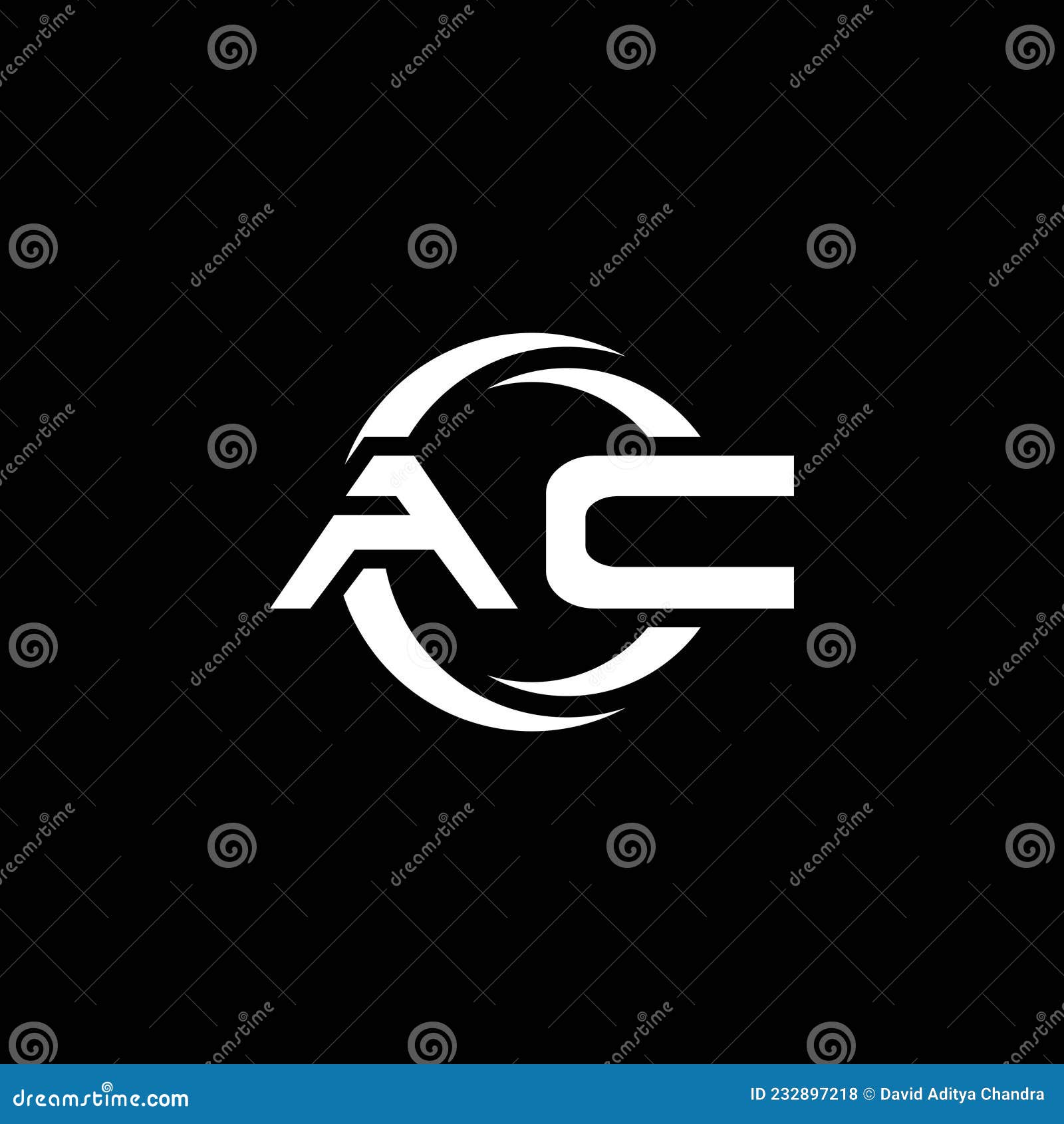 AC Logo Monogram Design Template Stock Vector - Illustration of ...