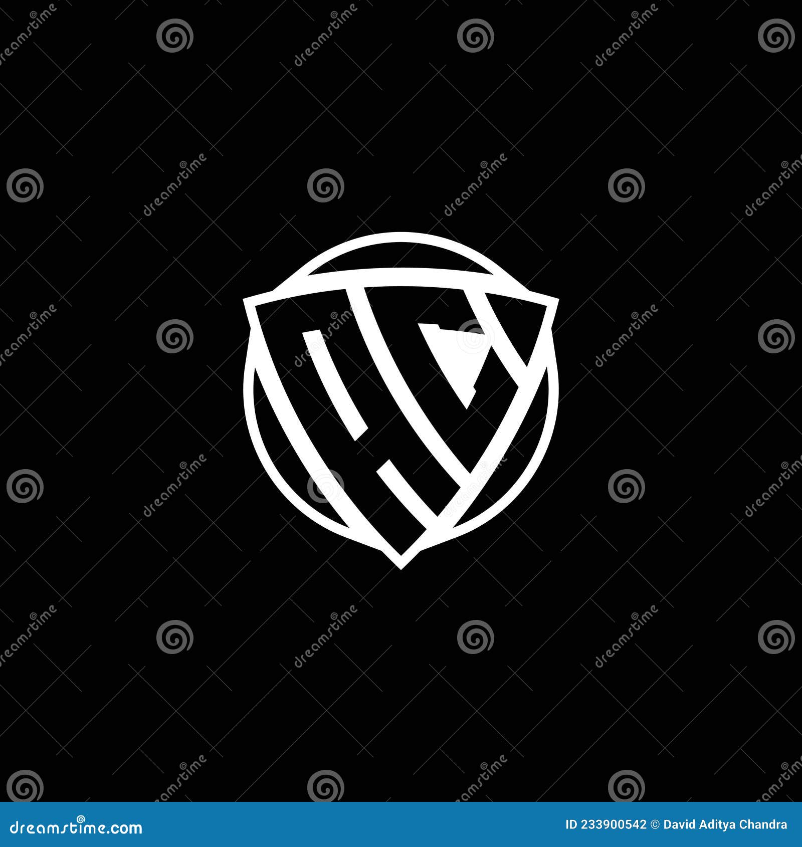 AC Logo Monogram Triangle Shield and Circle Shape Stock Vector ...