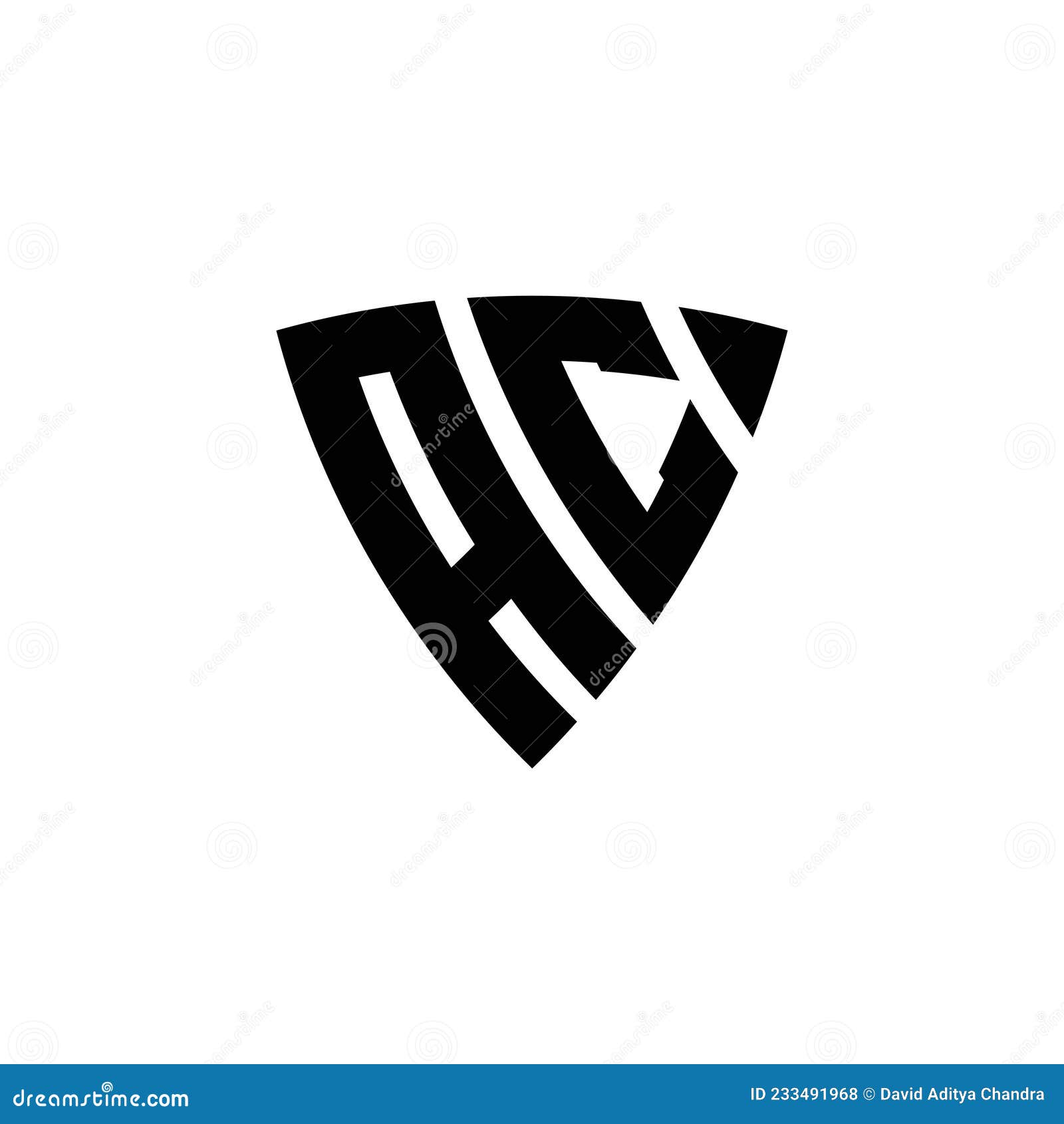 AC Logo Monogram Triangle Shield Style Stock Illustration ...
