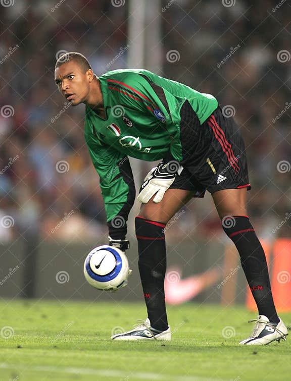 AC Milan goalkeeper Dida editorial photography. Image of international ...