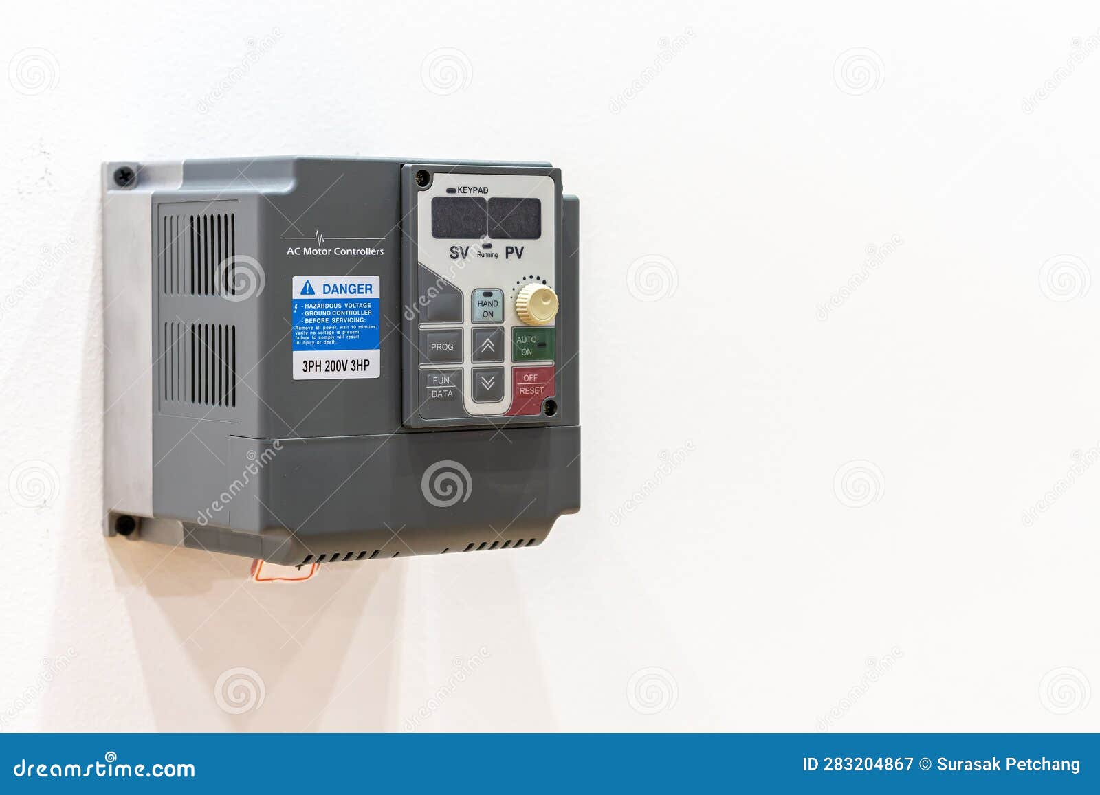 Ac Motor Controller for Control Speed (rpm) by Frequency Voltage Supply ...