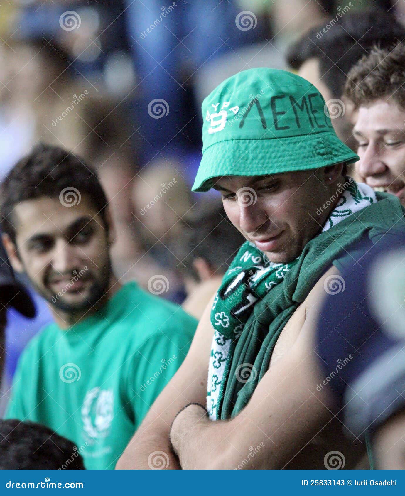 AC Omonia Nicosia fans editorial stock photo. Image of field - 25833143